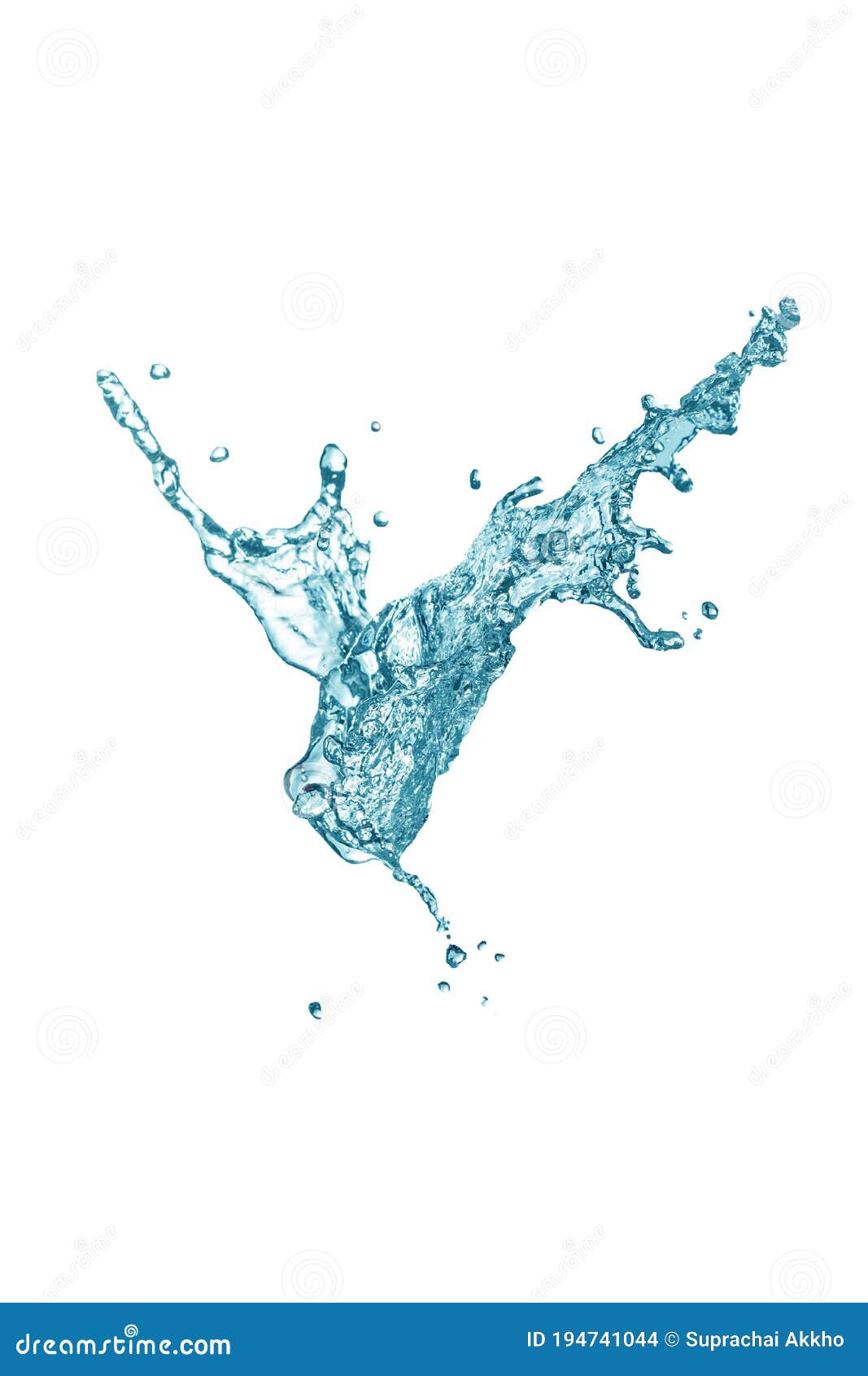 Water splash isolated stock photo. Image of light, nature - 194741044
