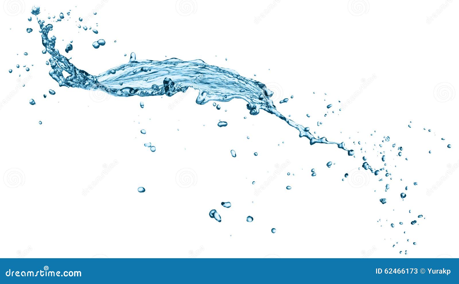Water Splash Isolated on the White Background Stock Image - Image of ...