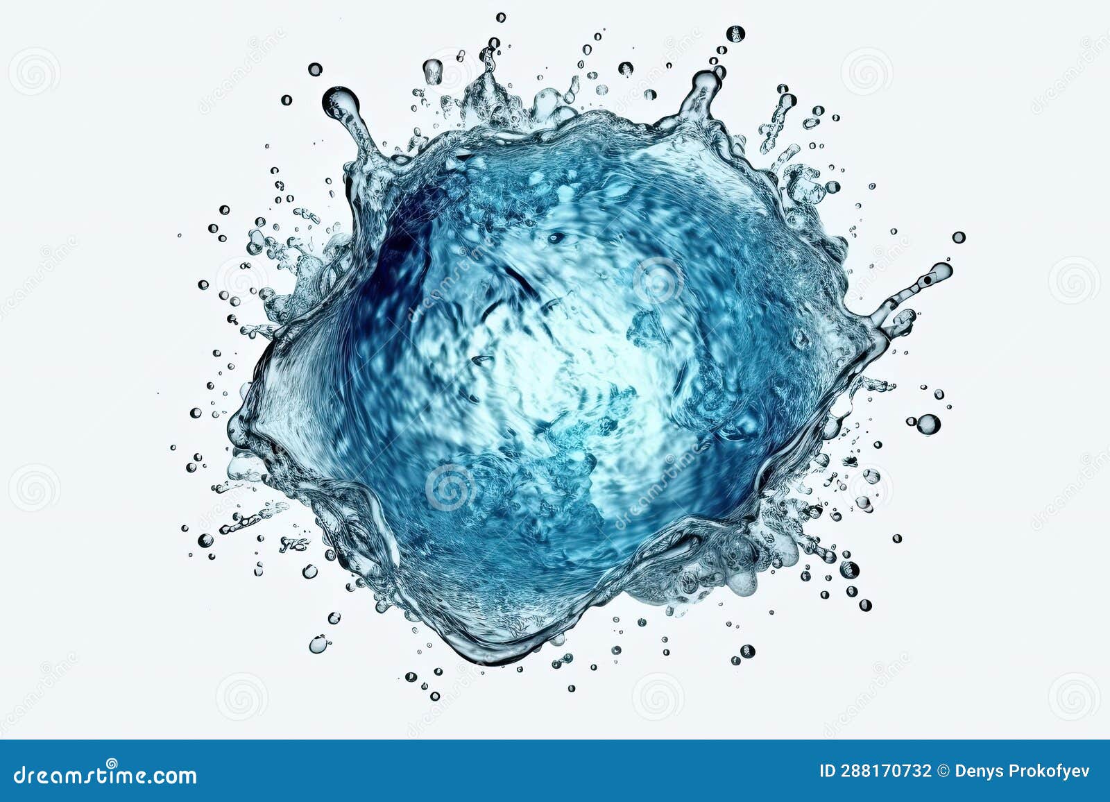 Water splash on white stock photo. Image of drop, shape - 288170732