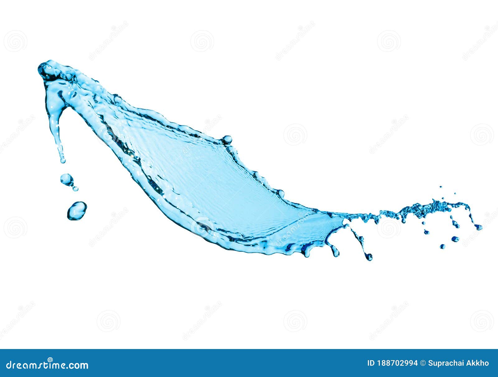 Water Splash Isolated White Background Stock Photo - Image of ...