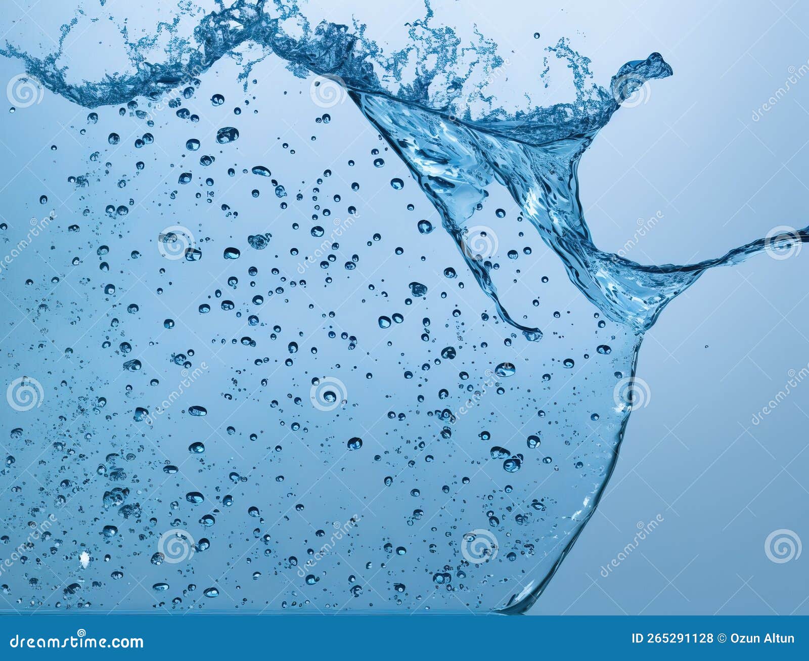 Water Splash Isolated on White Stock Illustration - Illustration of ...