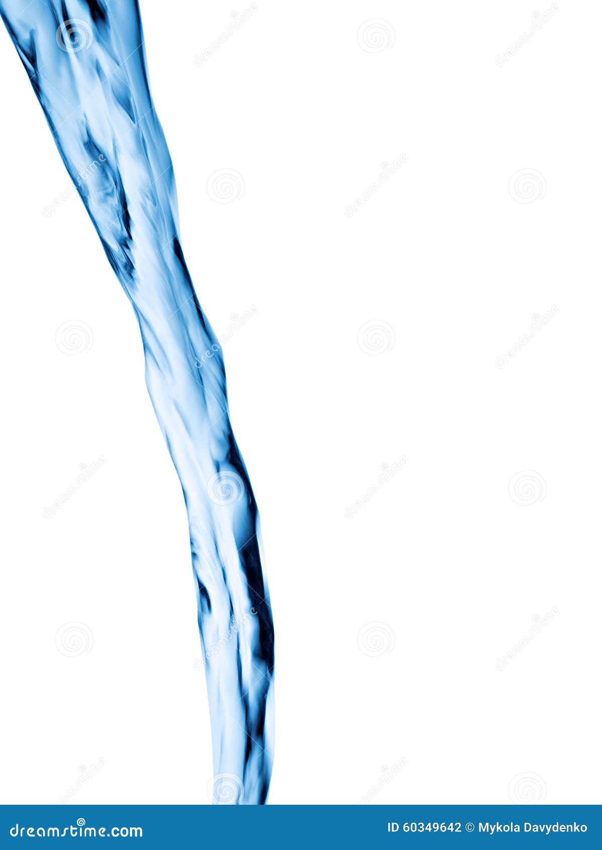 Water Splash, Jet Isolated on the White Stock Photo - Image of design ...