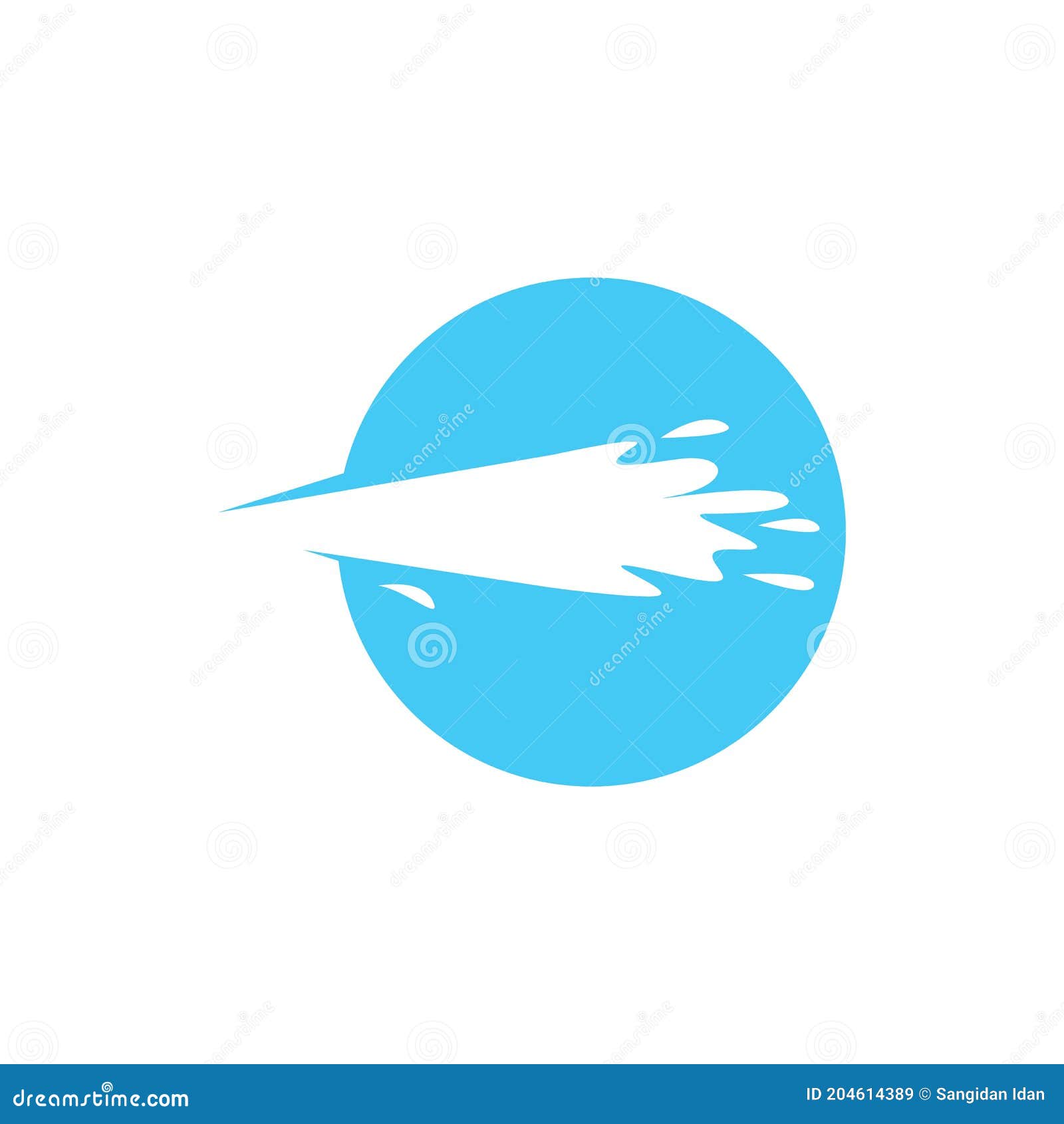 Water Splash Jet Vector Illustration Design Stock Vector - Illustration ...