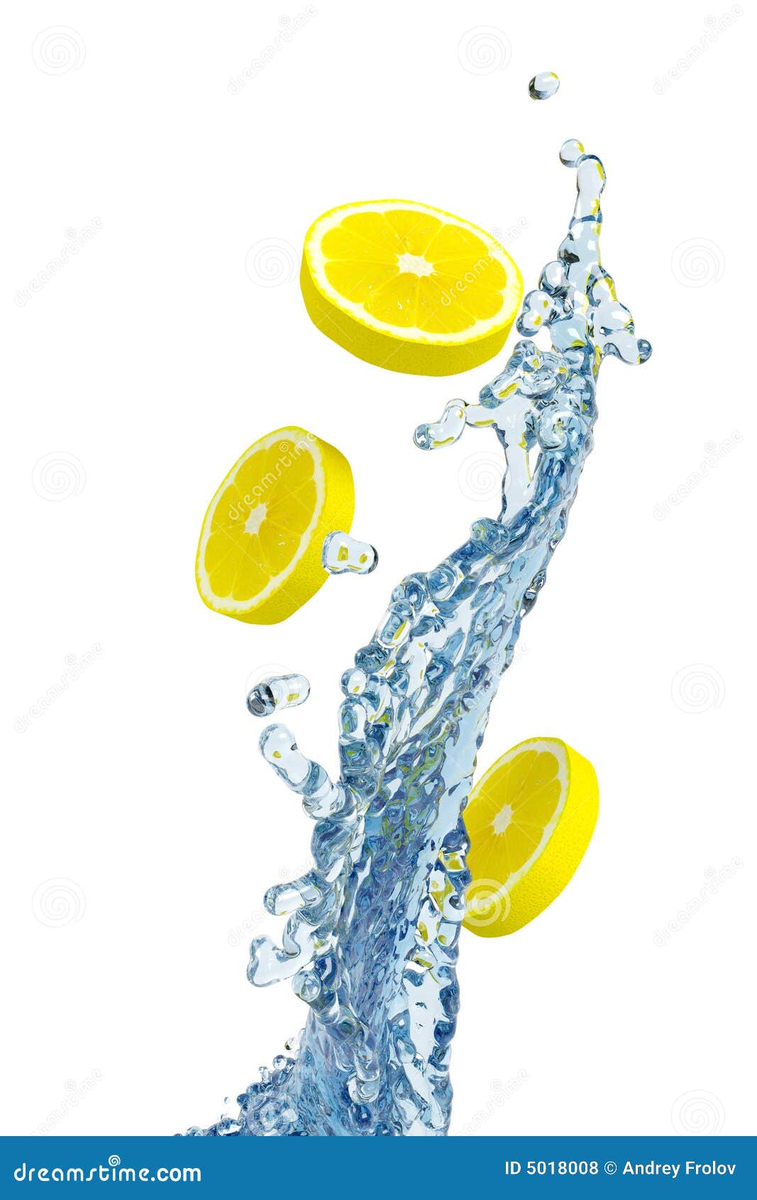 Water, splash and lemon stock illustration. Illustration of pure - 5018008