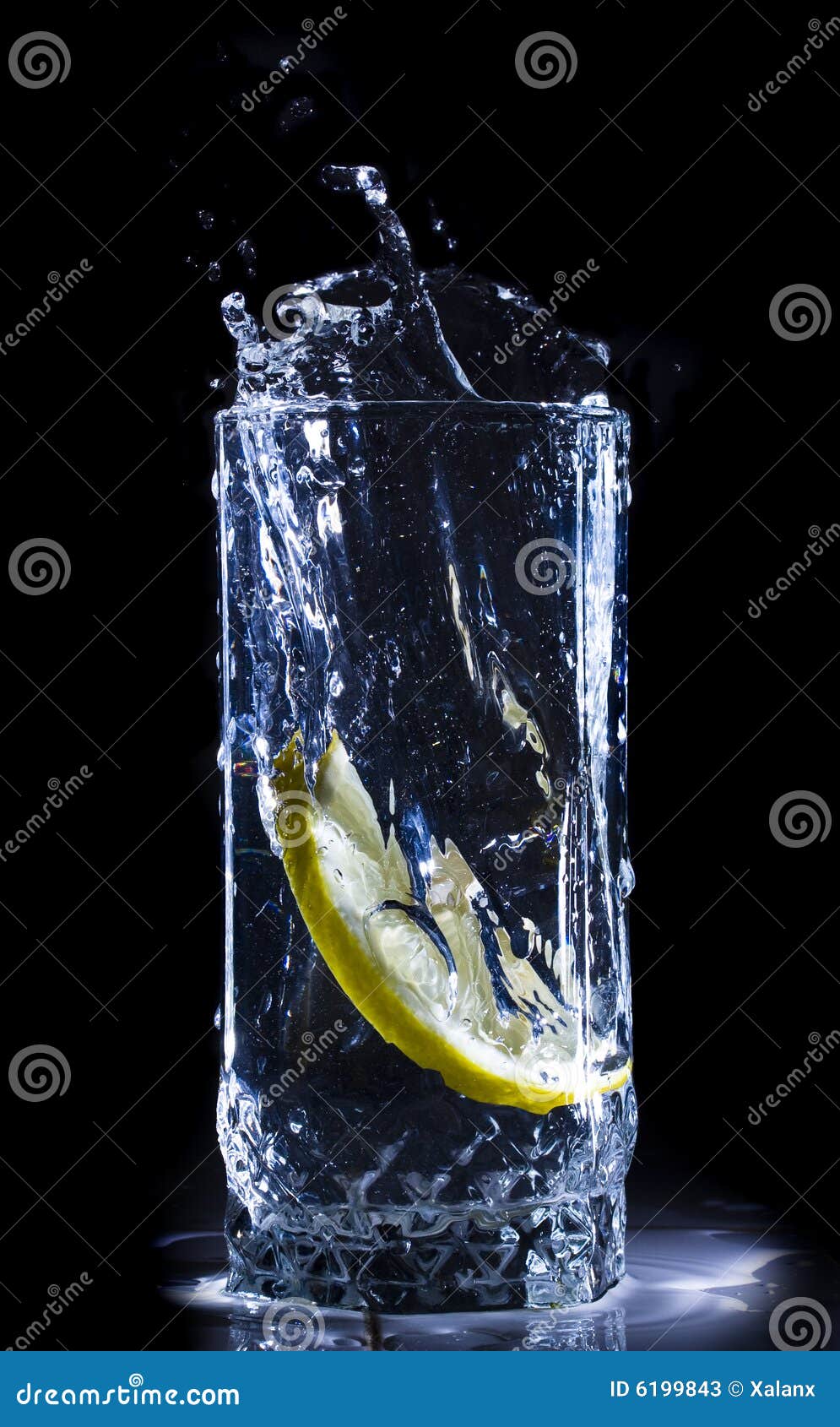 Water splash with lemon stock image. Image of background - 6199843