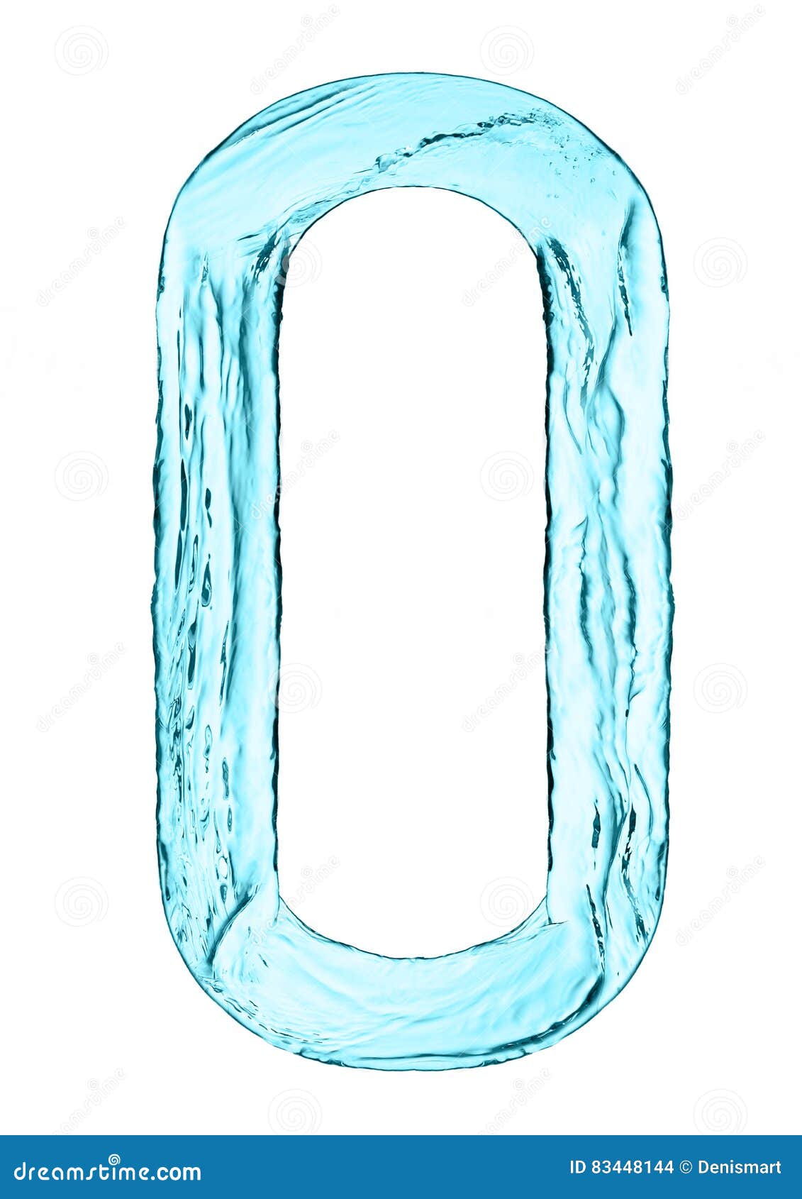 Water Splash Letter O with Light Blue Color Stock Photo - Image of ...