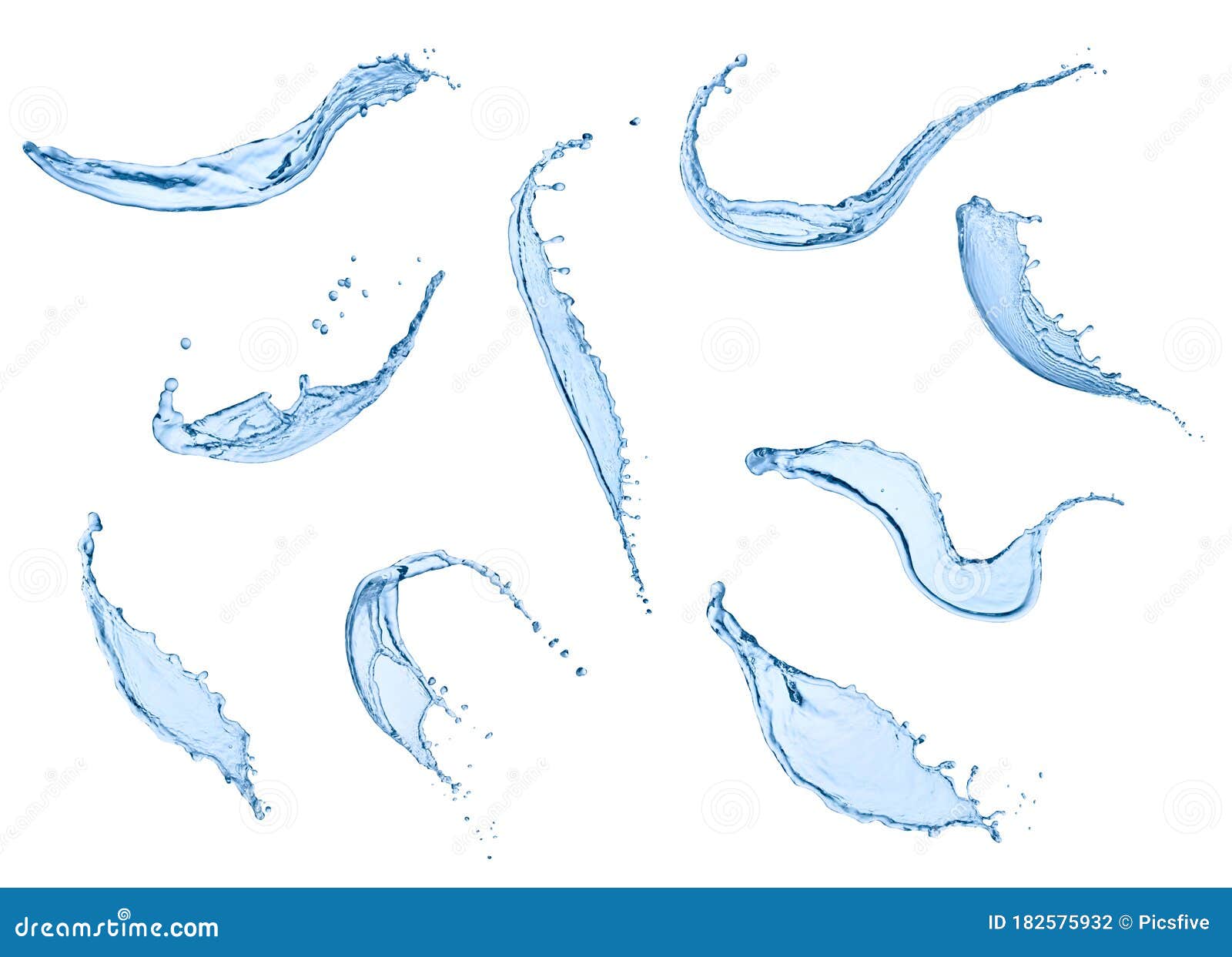 Water splash liquid stock illustration. Illustration of nature - 182575932