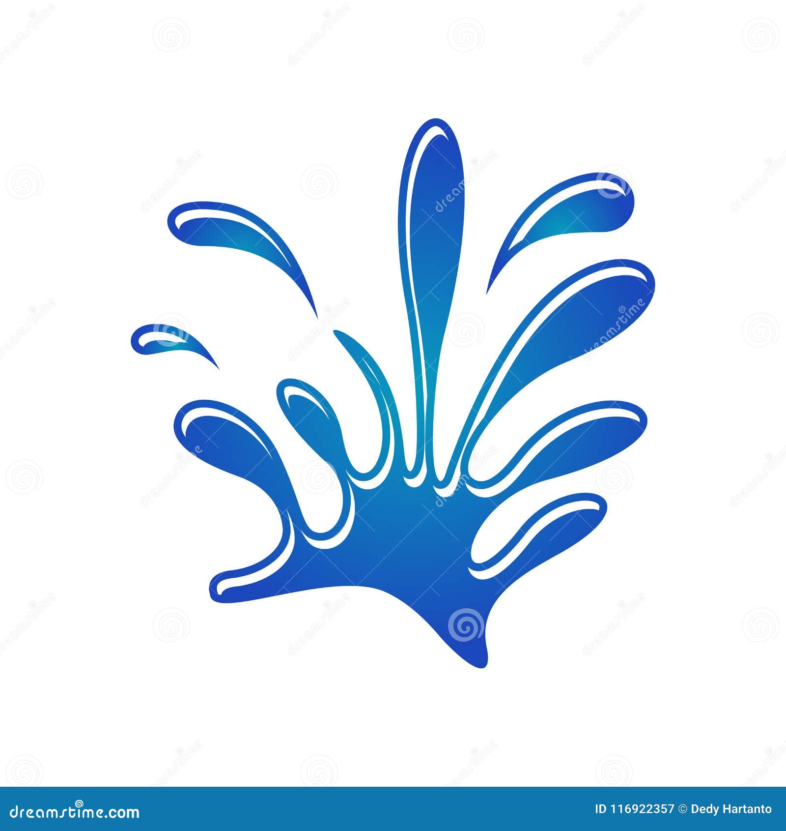 Water Splash Vector Template Stock Vector - Illustration of drink ...