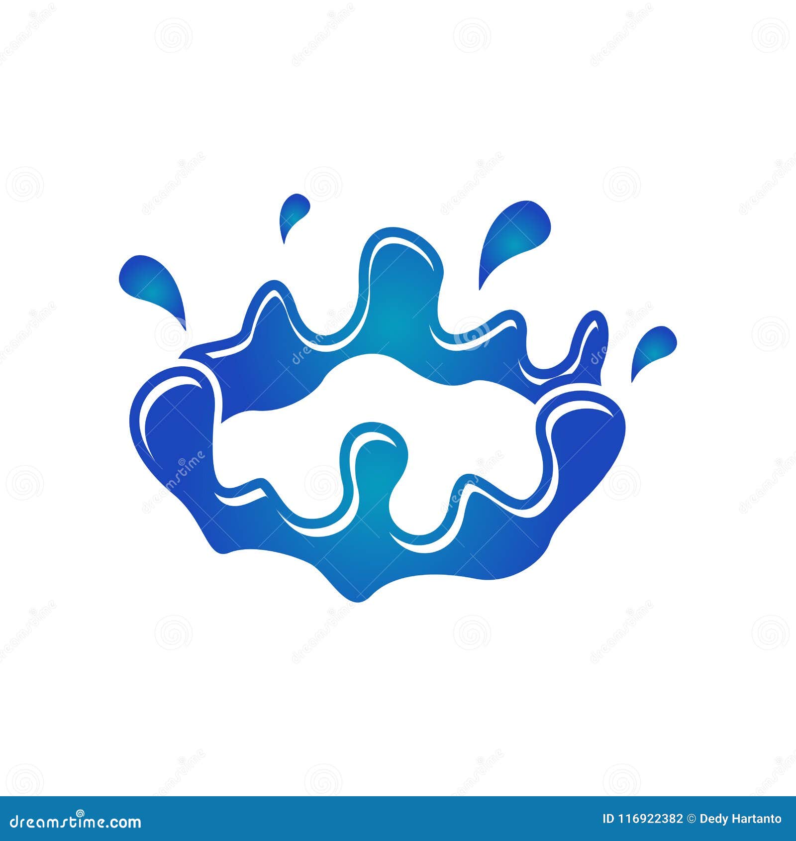 Water Splash Vector Template Stock Vector - Illustration of clear ...