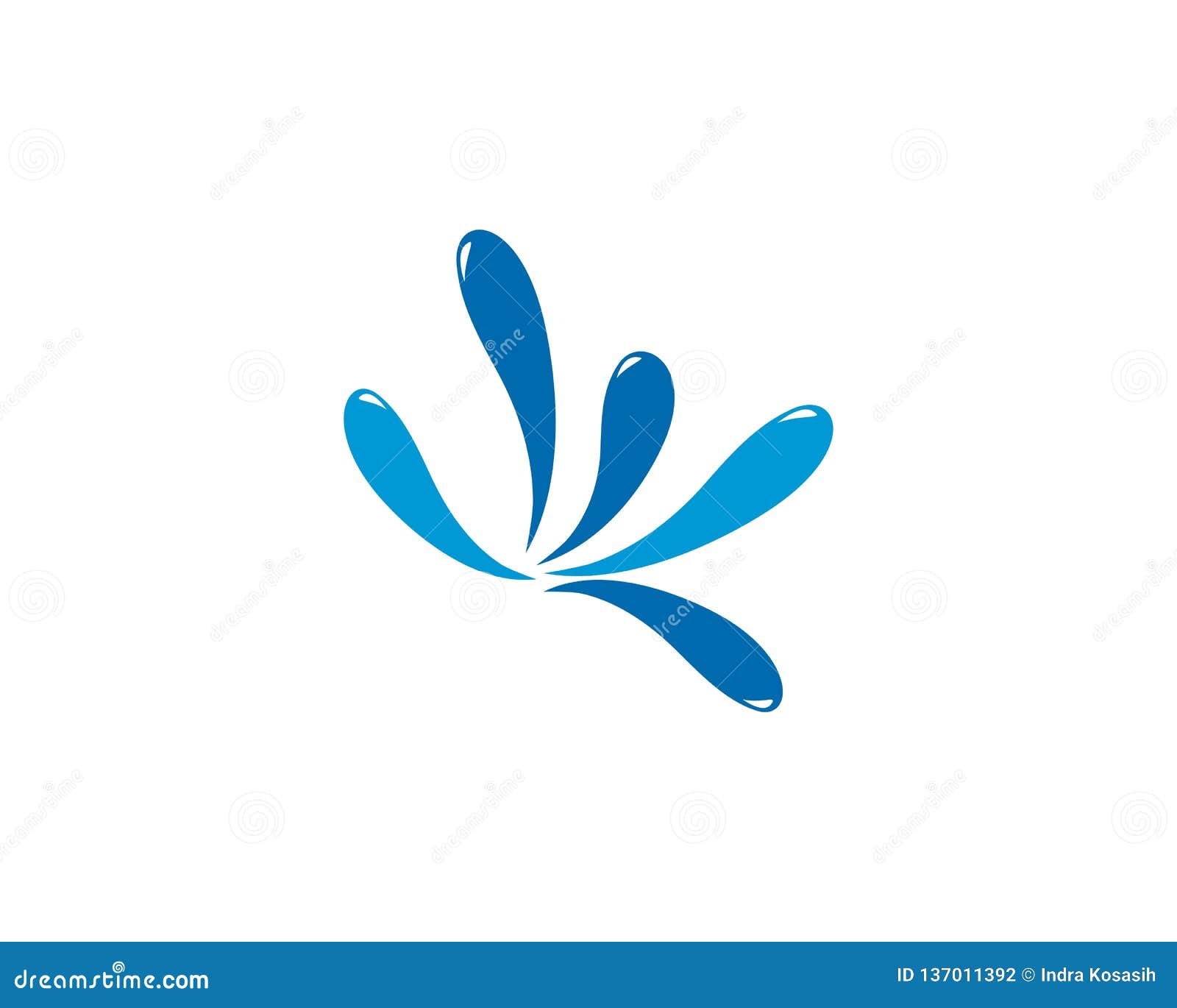 Water splash logo vector stock vector. Illustration of decoration ...