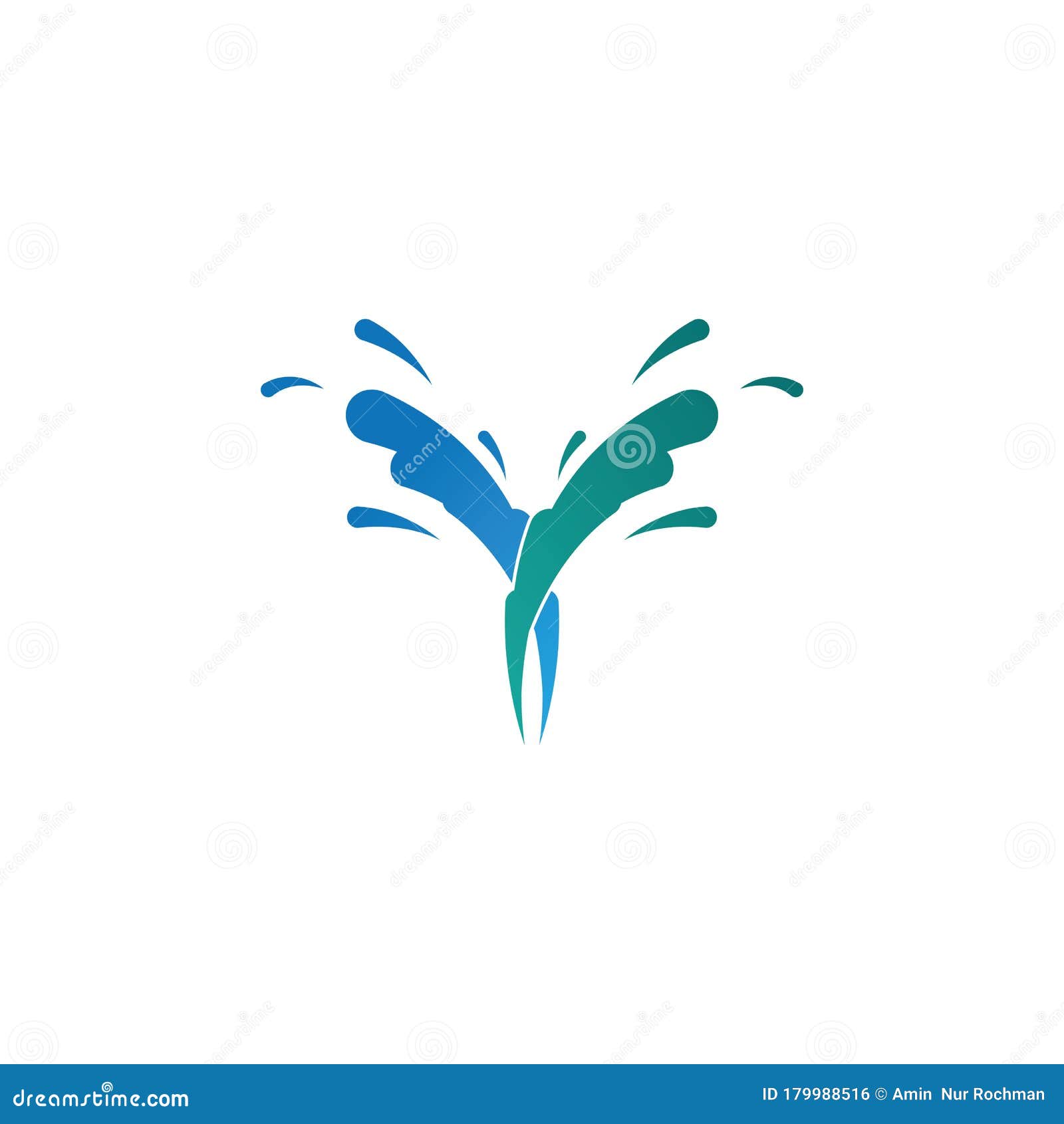 Water Splash logo vector stock illustration. Illustration of splashing ...
