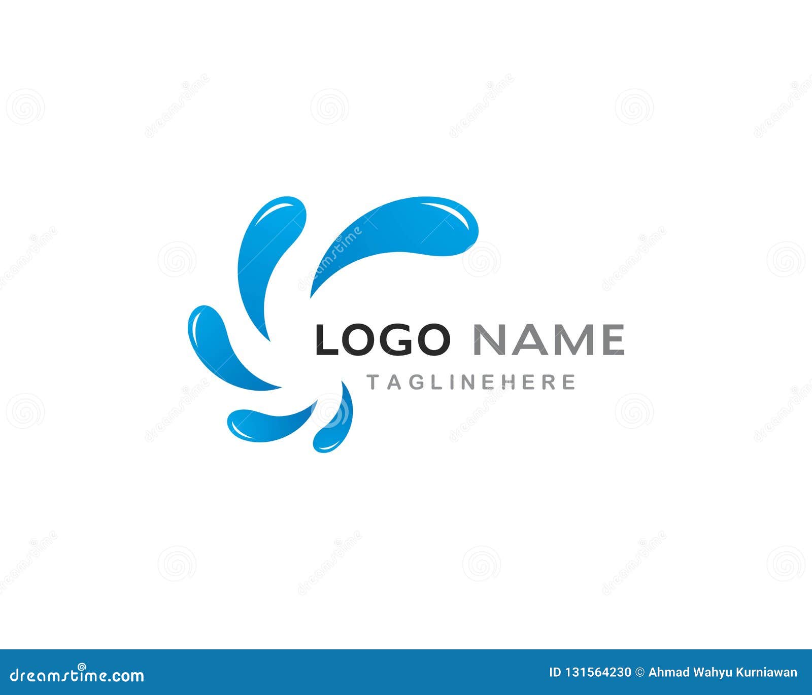 Water Splash logo vector stock vector. Illustration of clear - 131564230