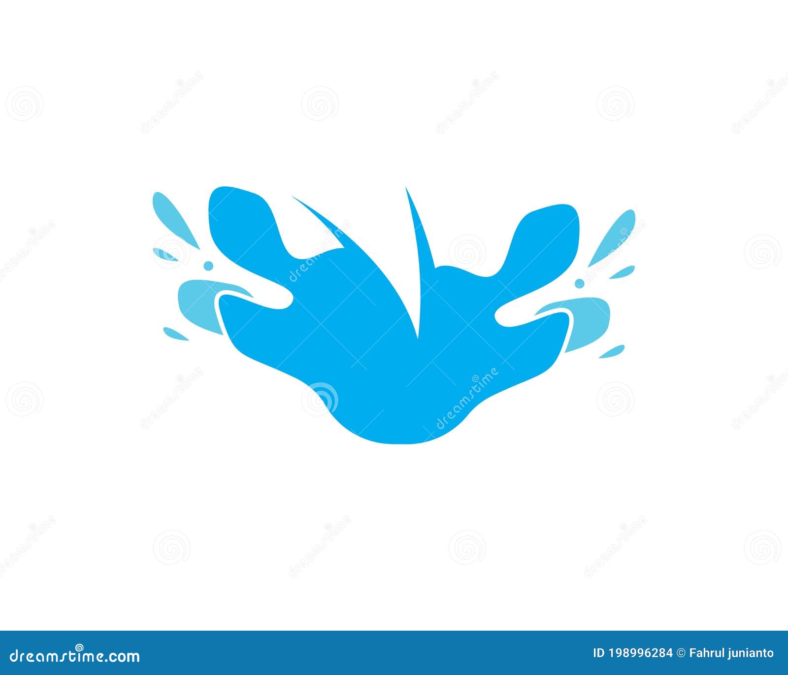 Water Splash Logo Vector Template Stock Vector - Illustration of clear ...
