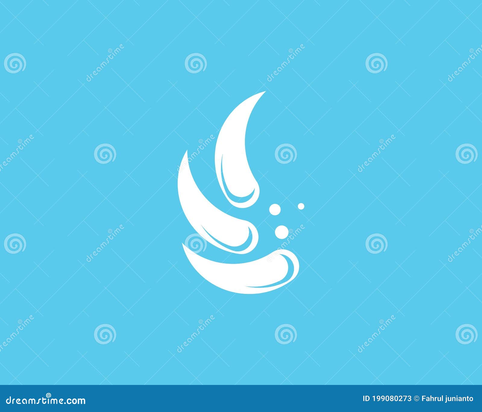 Water Splash Logo Vector Template Stock Vector - Illustration of nature ...
