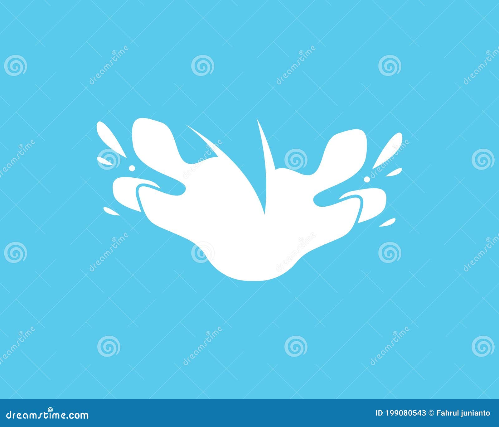 Water Splash Logo Vector Template Stock Vector - Illustration of ...
