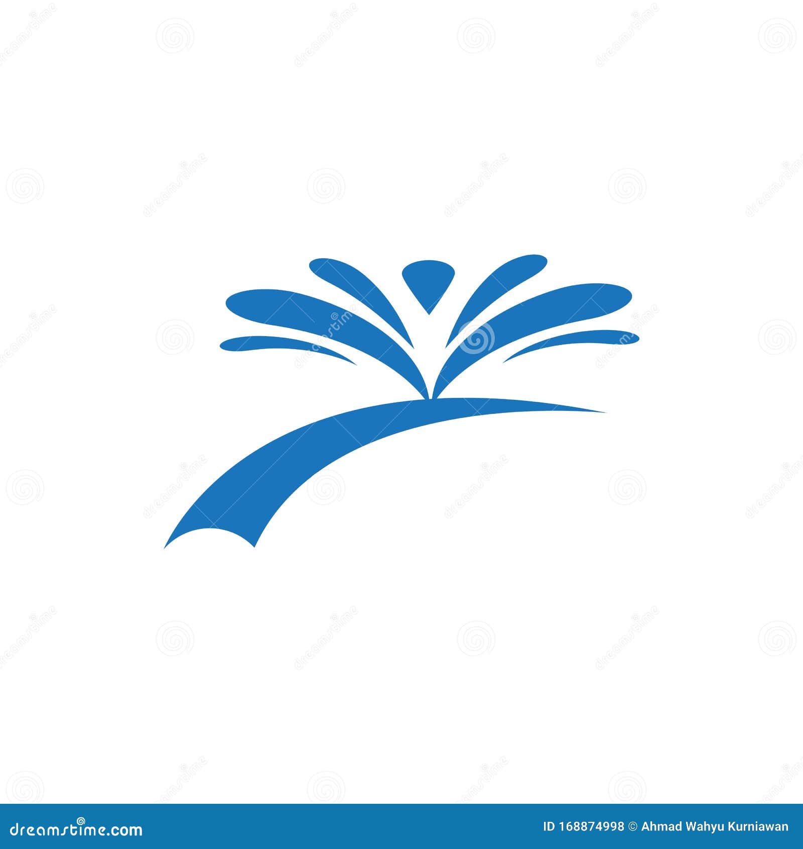 Water Splash logo stock vector. Illustration of whirlpool - 168874998