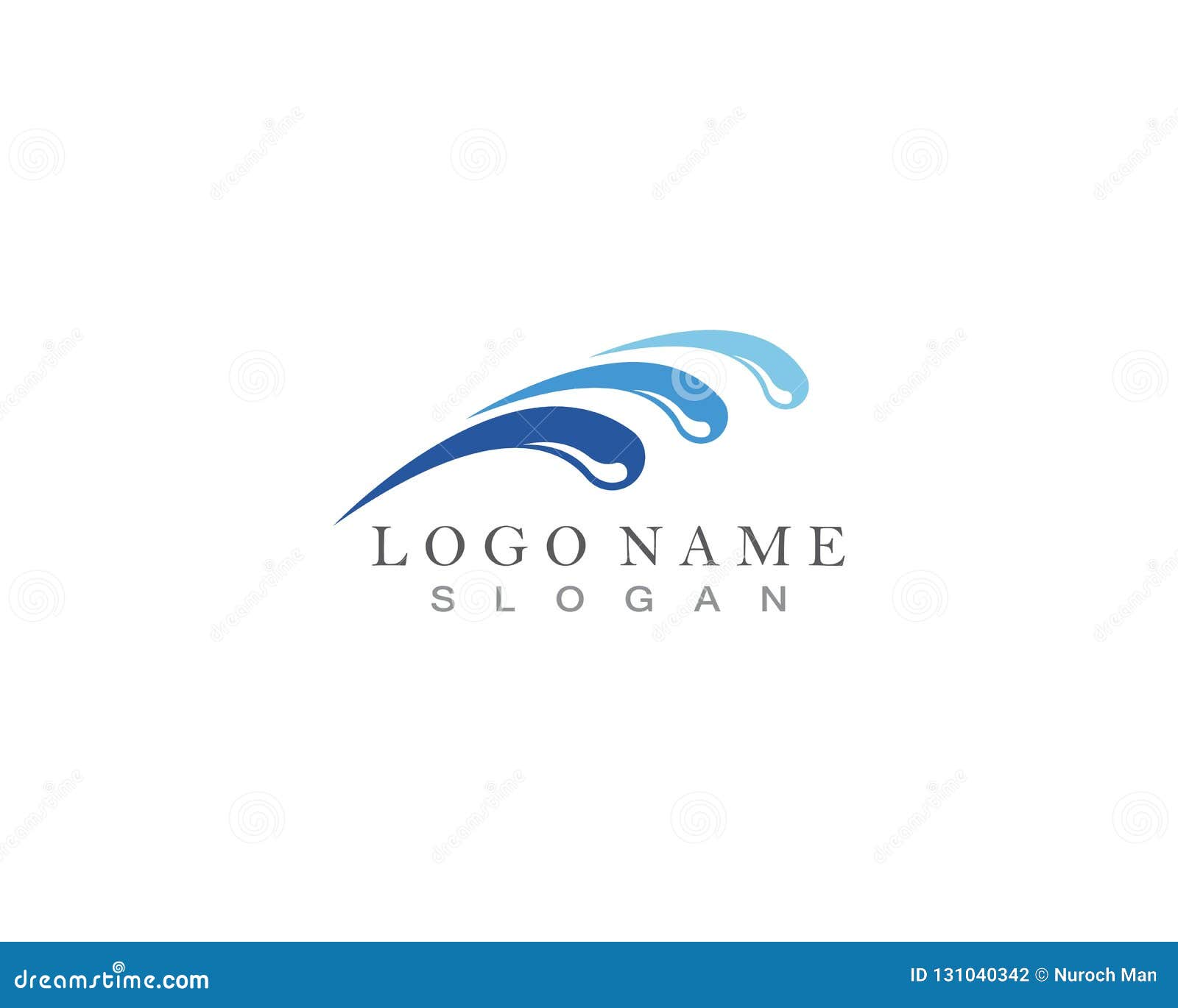 Water Splash Ocean Company Logo Vector Stock Vector - Illustration of ...