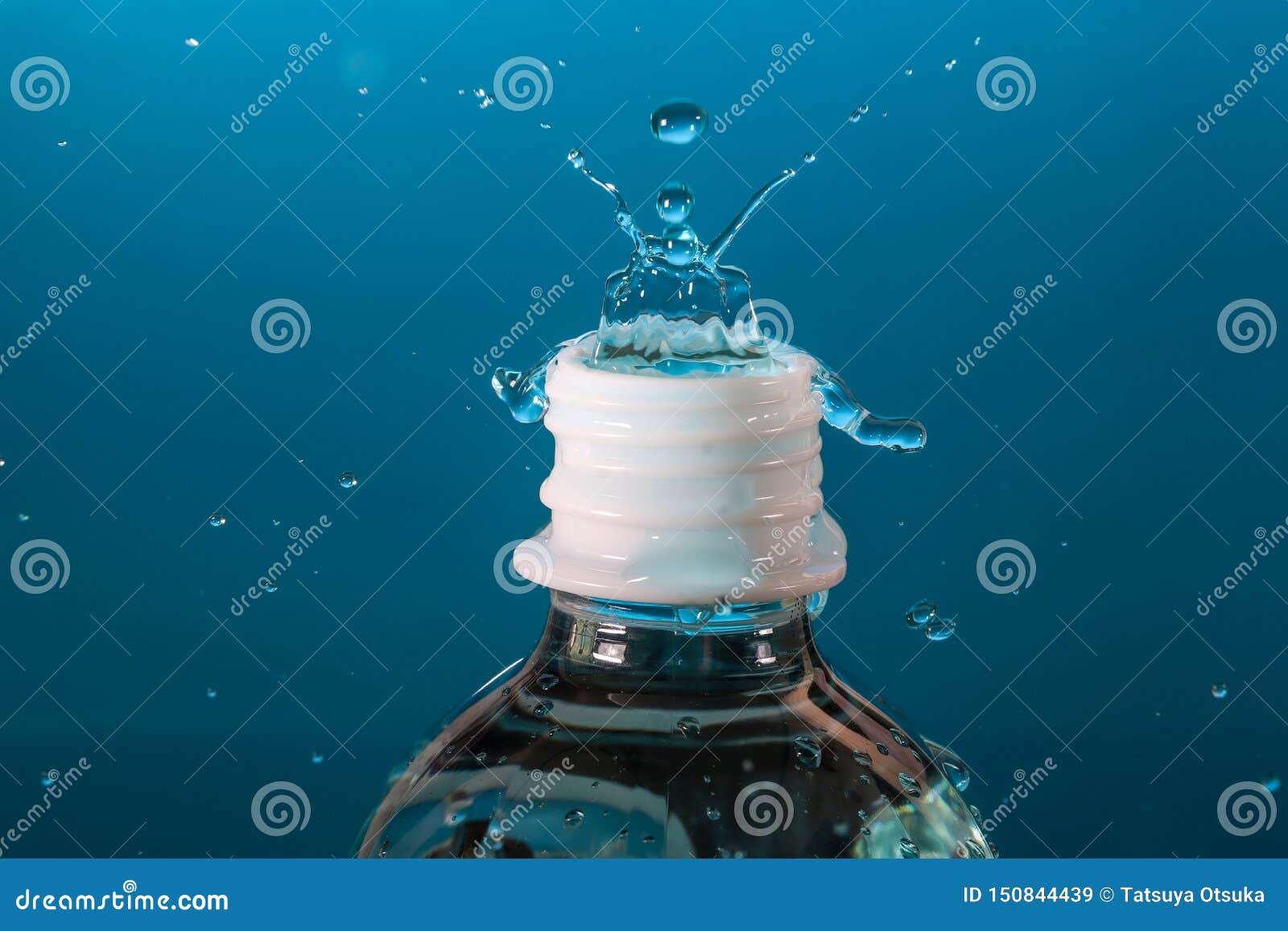 Water Splash in the Plastic Bottle Stock Image - Image of plastic ...