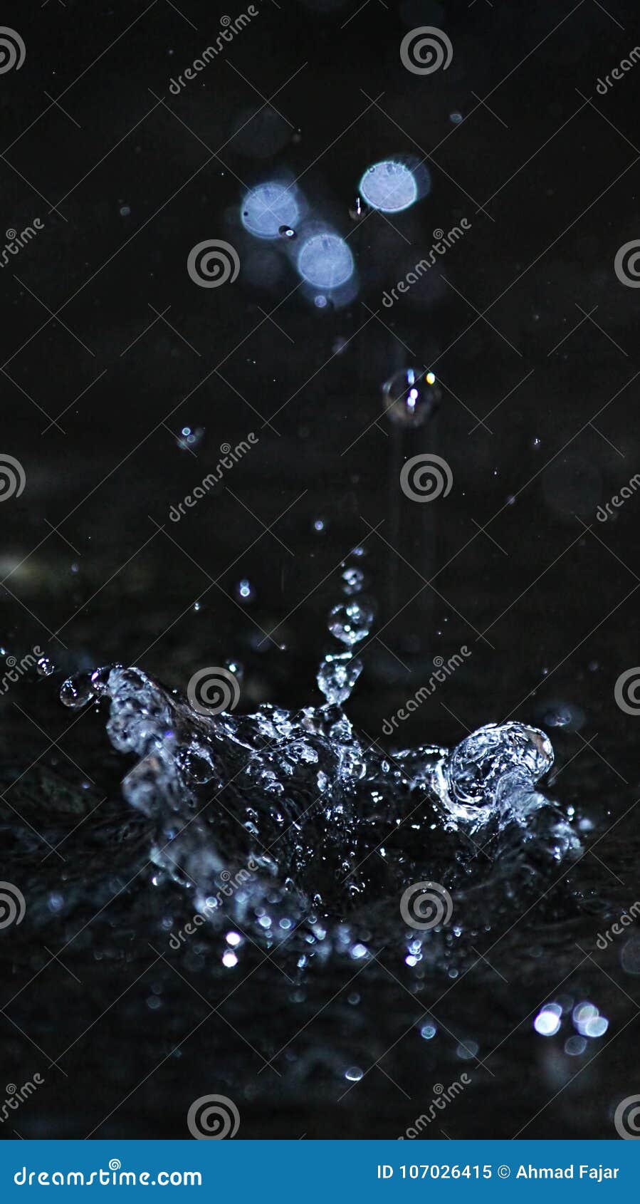 Water splash stock image. Image of water, rain, splash - 107026415