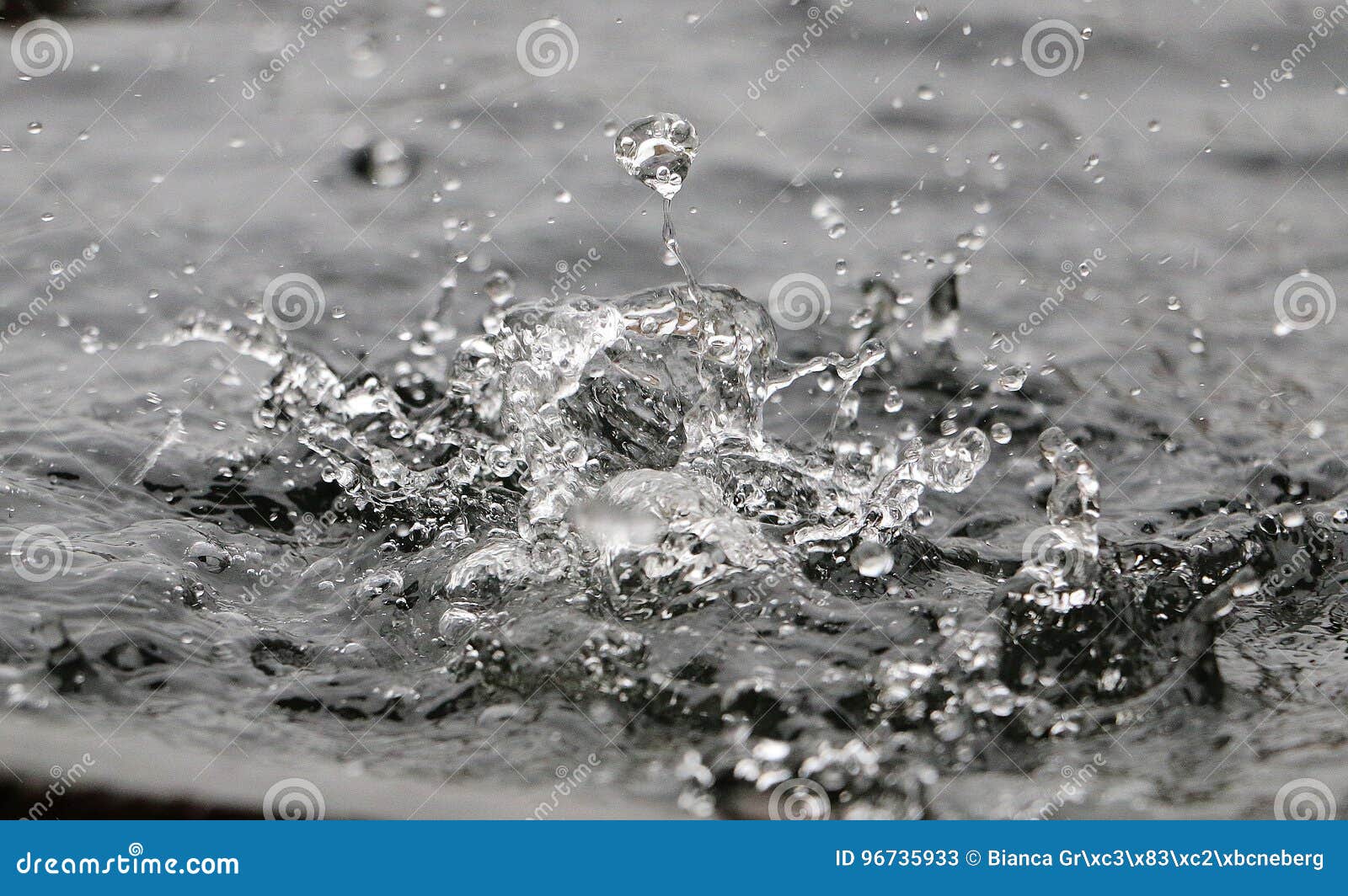 Water splash stock image. Image of outdoor, drops, rainy - 96735933