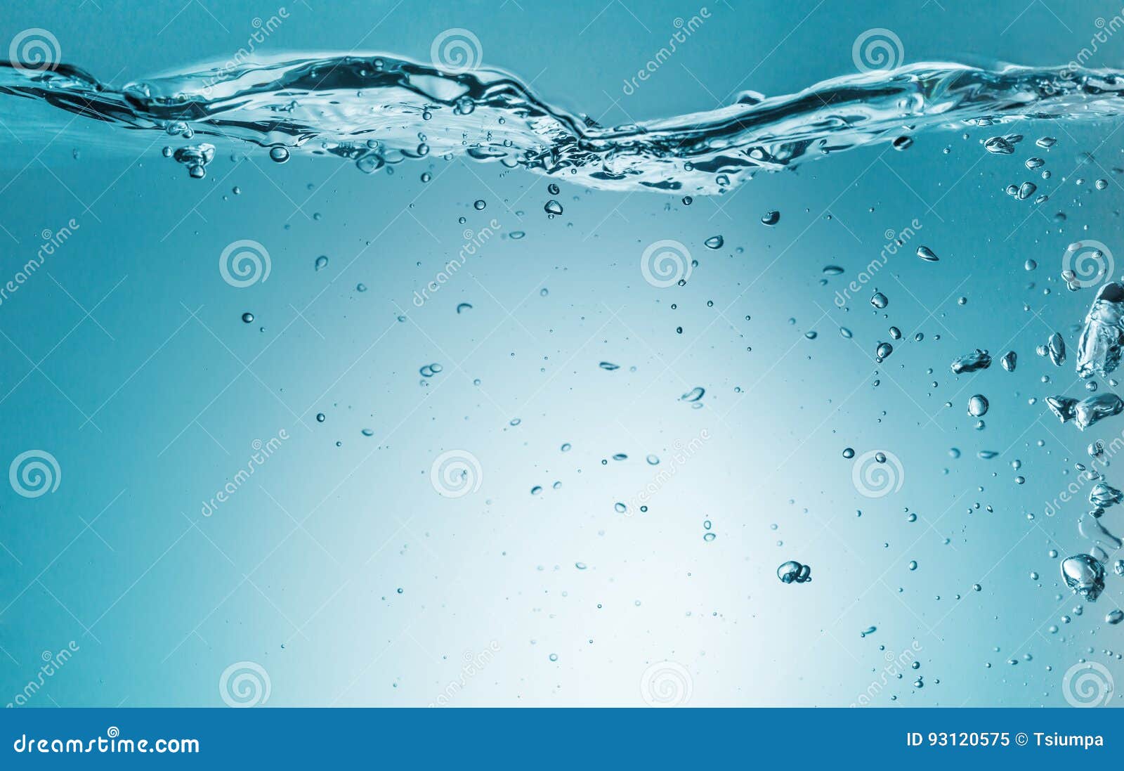 Water Splash with Ripple and Bubble Stock Image - Image of surface ...