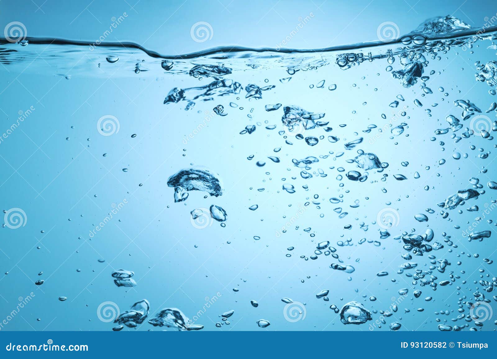 Water Splash with Ripple and Bubble Stock Photo - Image of backdrop ...