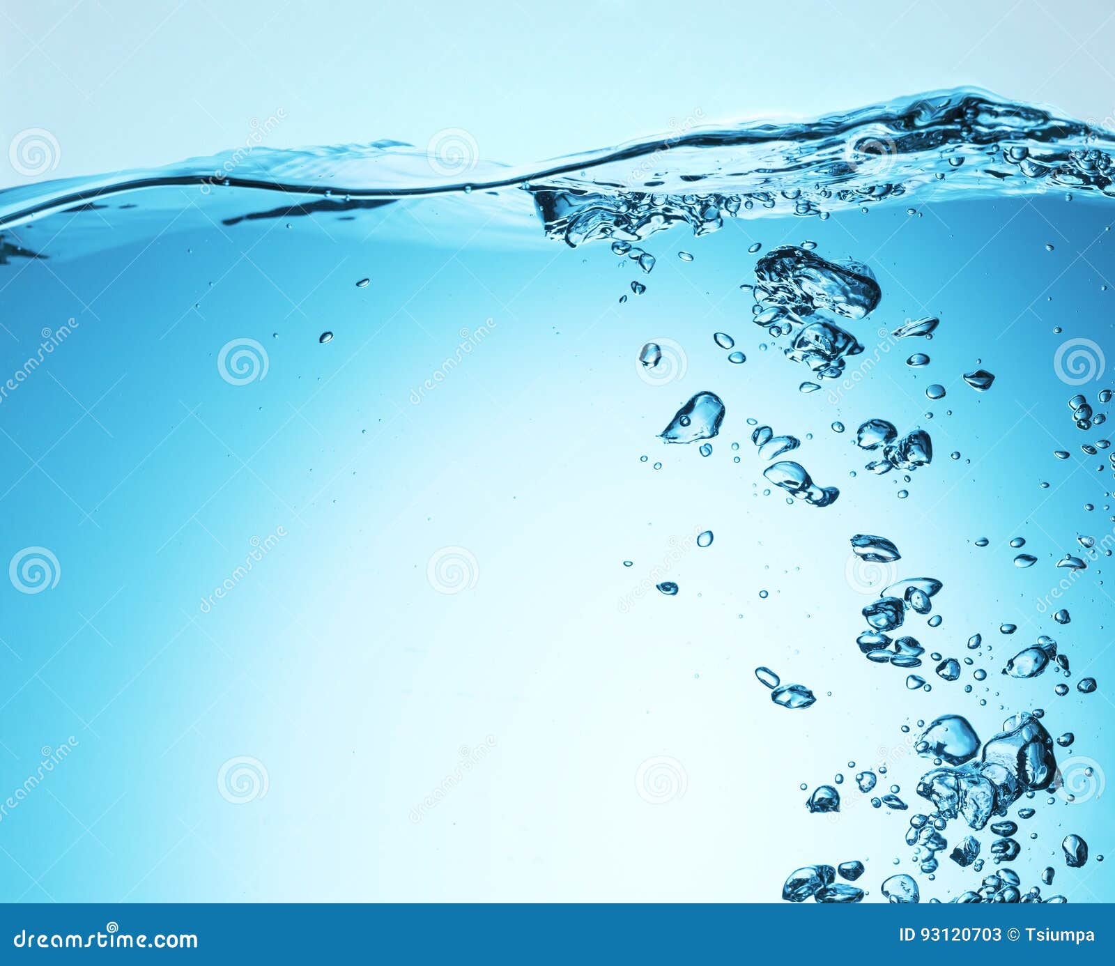 Water Splash with Ripple and Bubble Stock Image - Image of motion ...