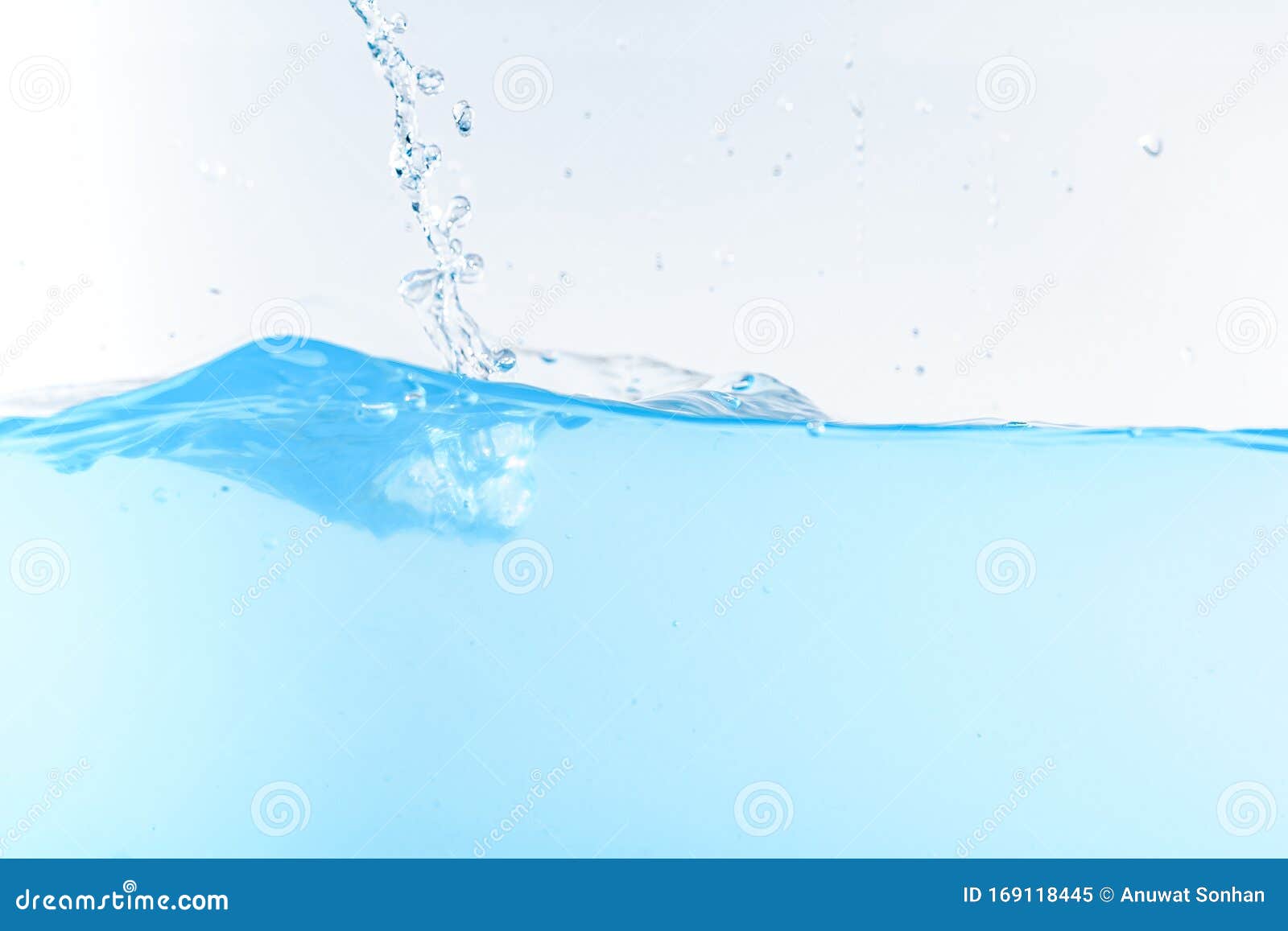 Water Splash and Ripple Isolated on White Background Stock Image ...