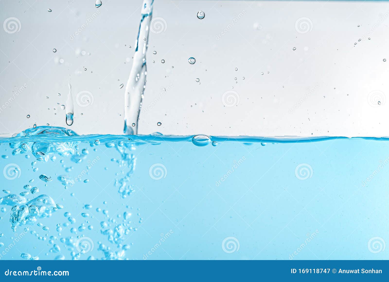 Water Splash and Ripple Isolated on White Background Stock Image ...