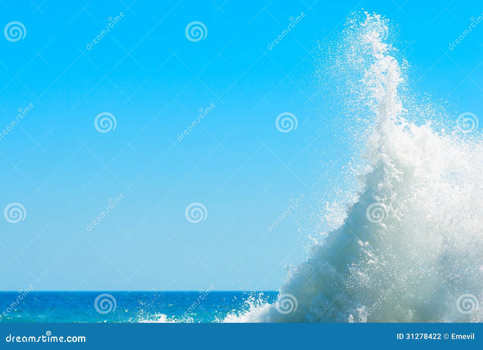 Water splash stock photo. Image of nature, reflection - 31278422