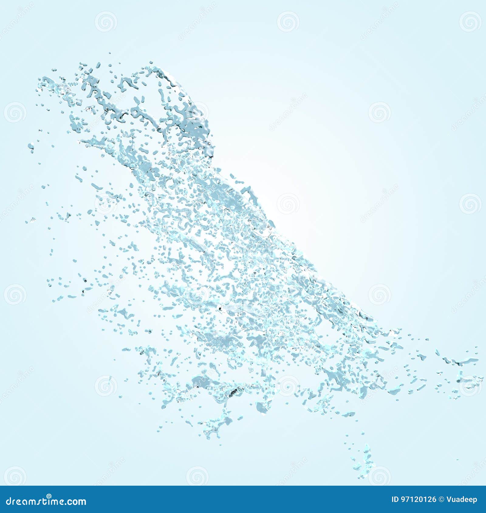 Water splash shape stock illustration. Illustration of natural - 97120126