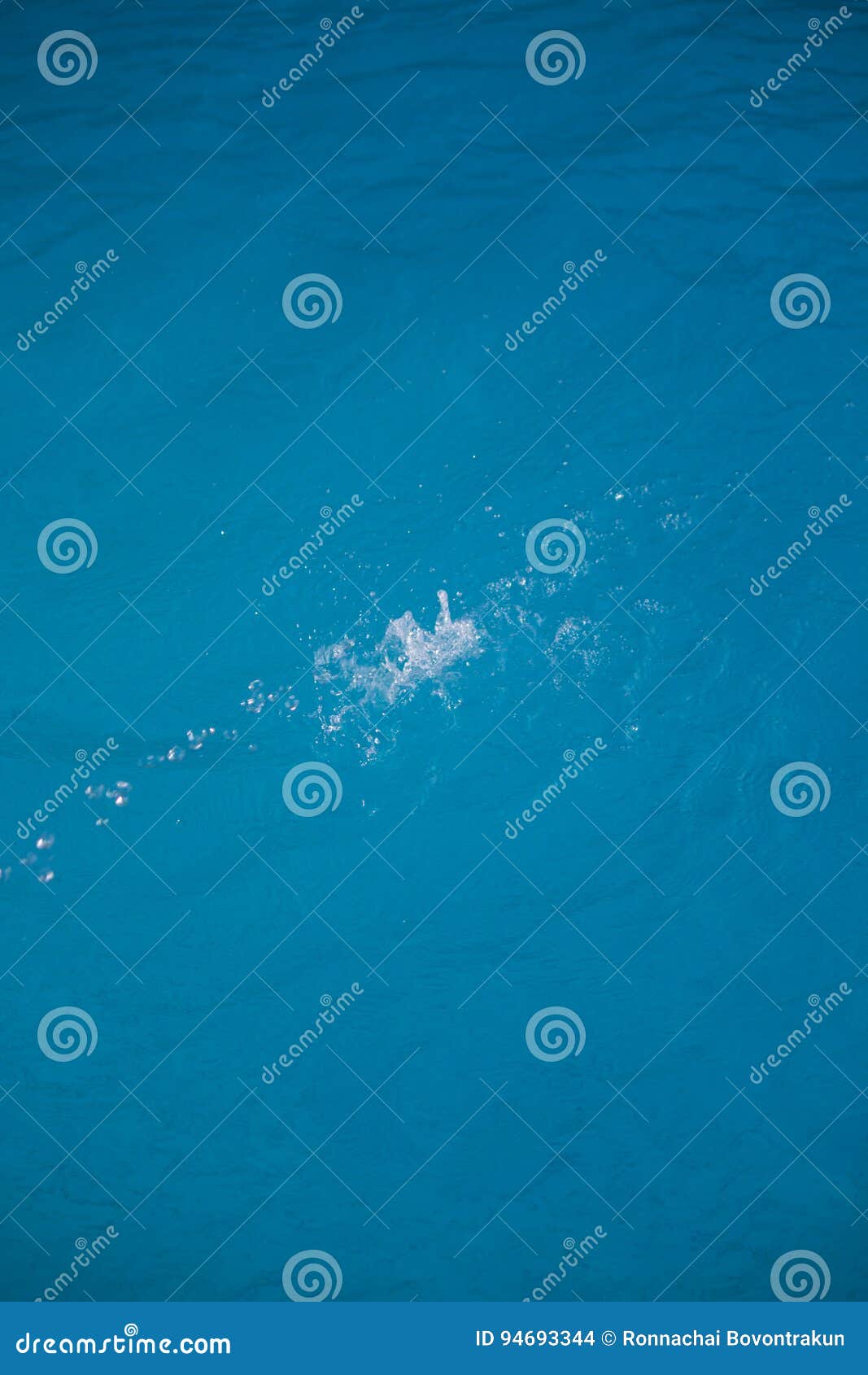 Water Splash in Swimming Pool on Blue Background Stock Photo - Image of ...