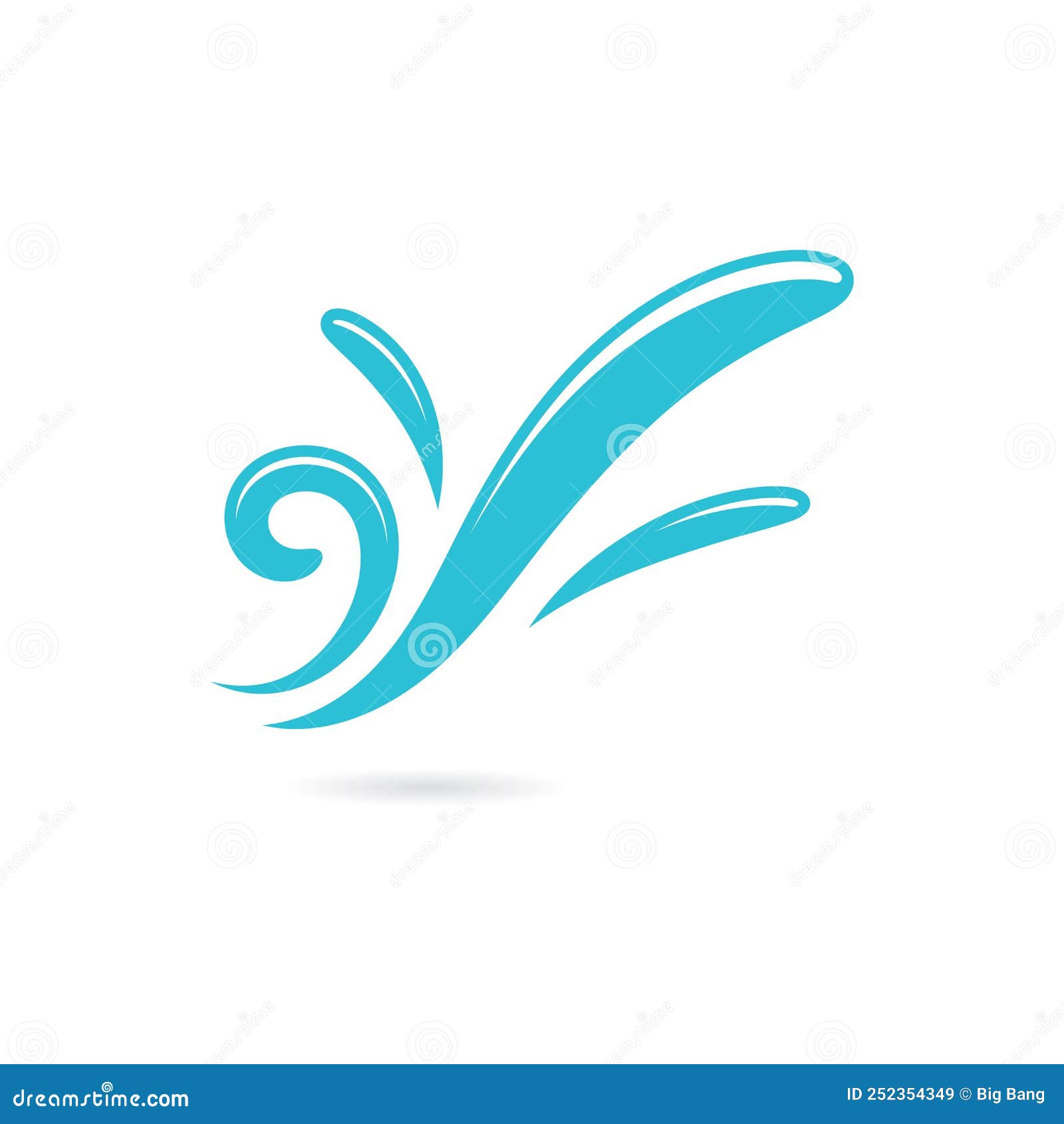 Water Splash Symbol and Icon Logo Template Vector Stock Vector ...