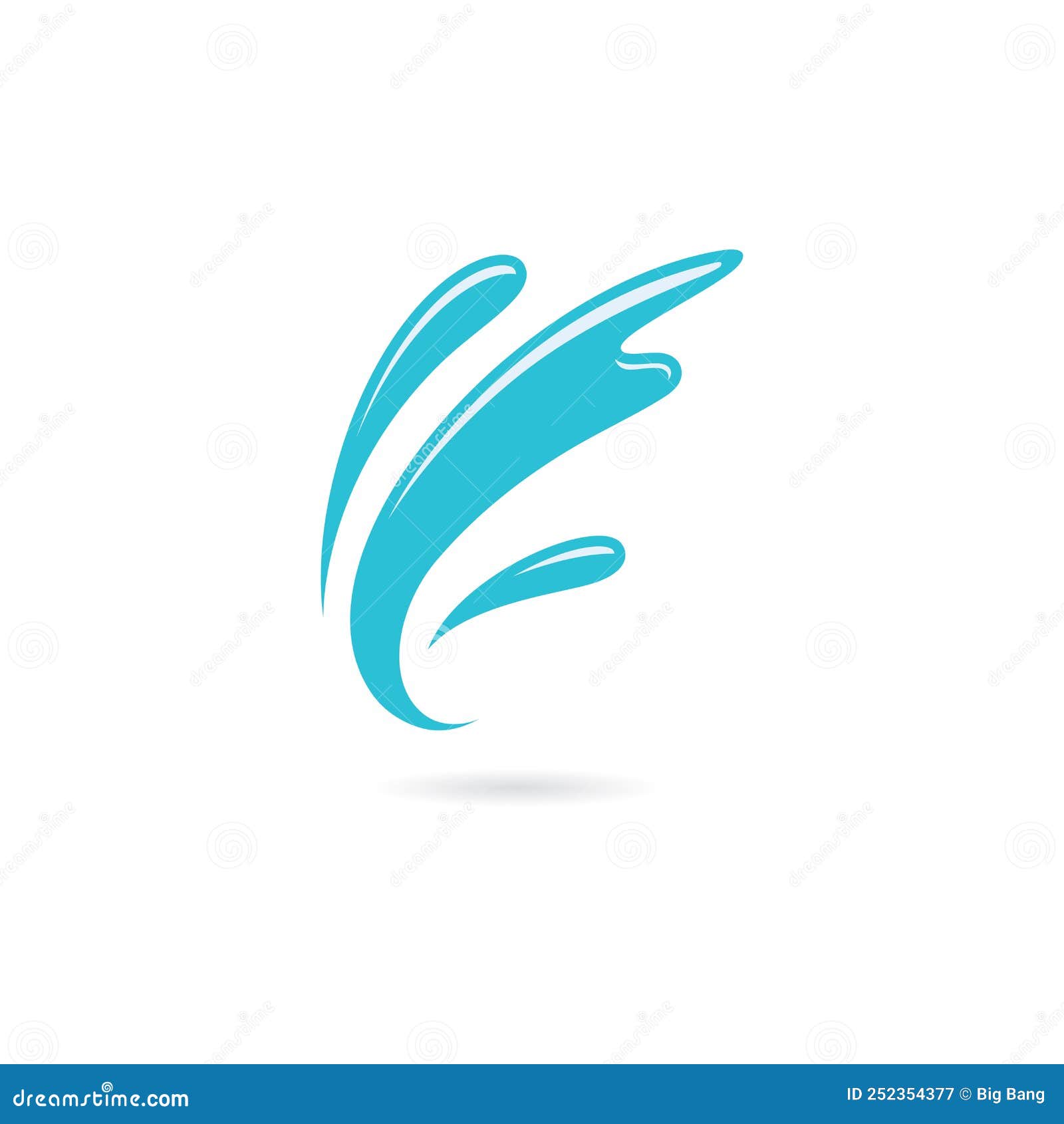 Water Splash Symbol and Icon Logo Template Vector Stock Vector ...