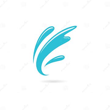 Water Splash Symbol and Icon Logo Template Vector Stock Vector ...