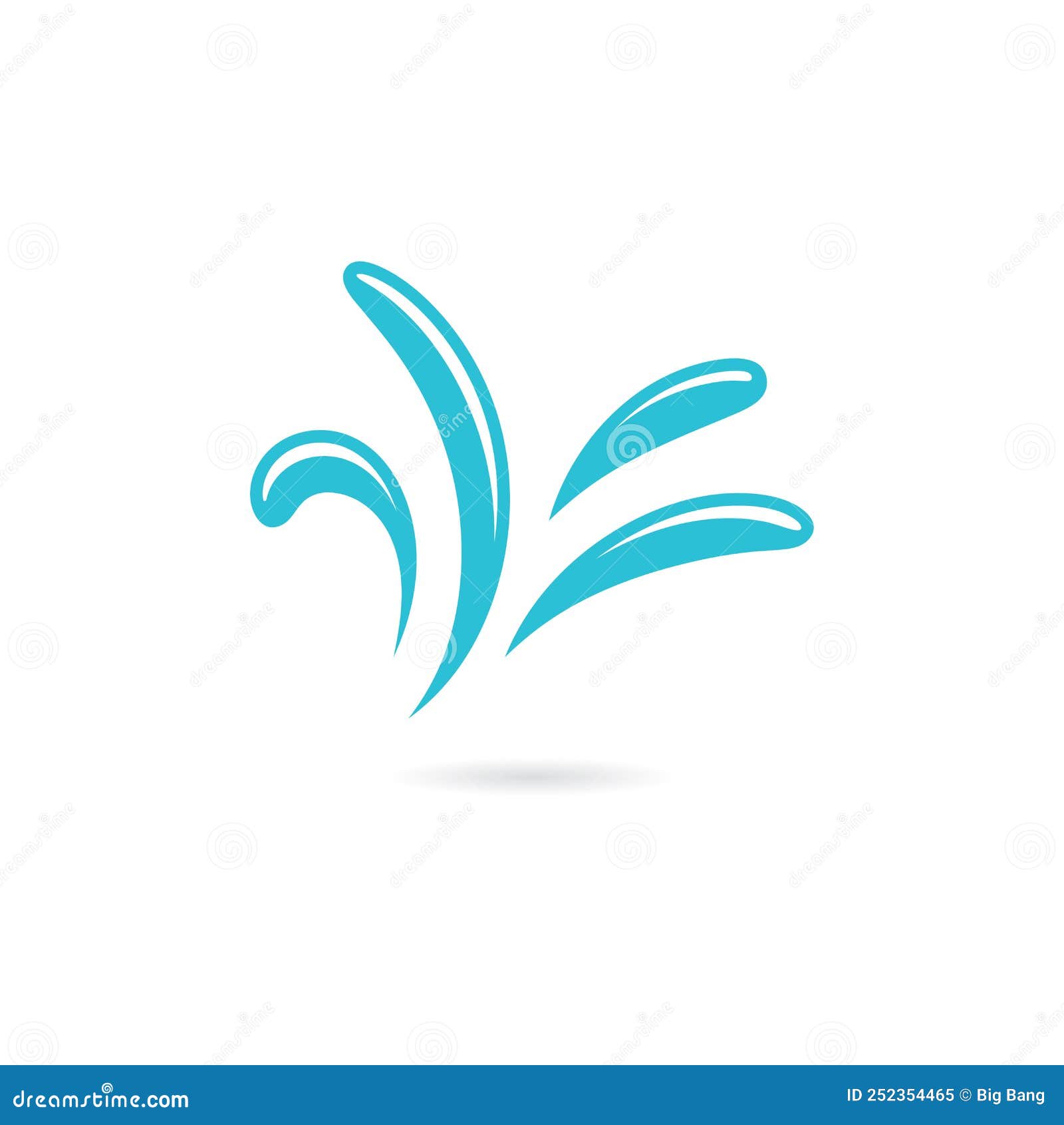Water Splash Symbol and Icon Logo Template Vector Stock Vector ...