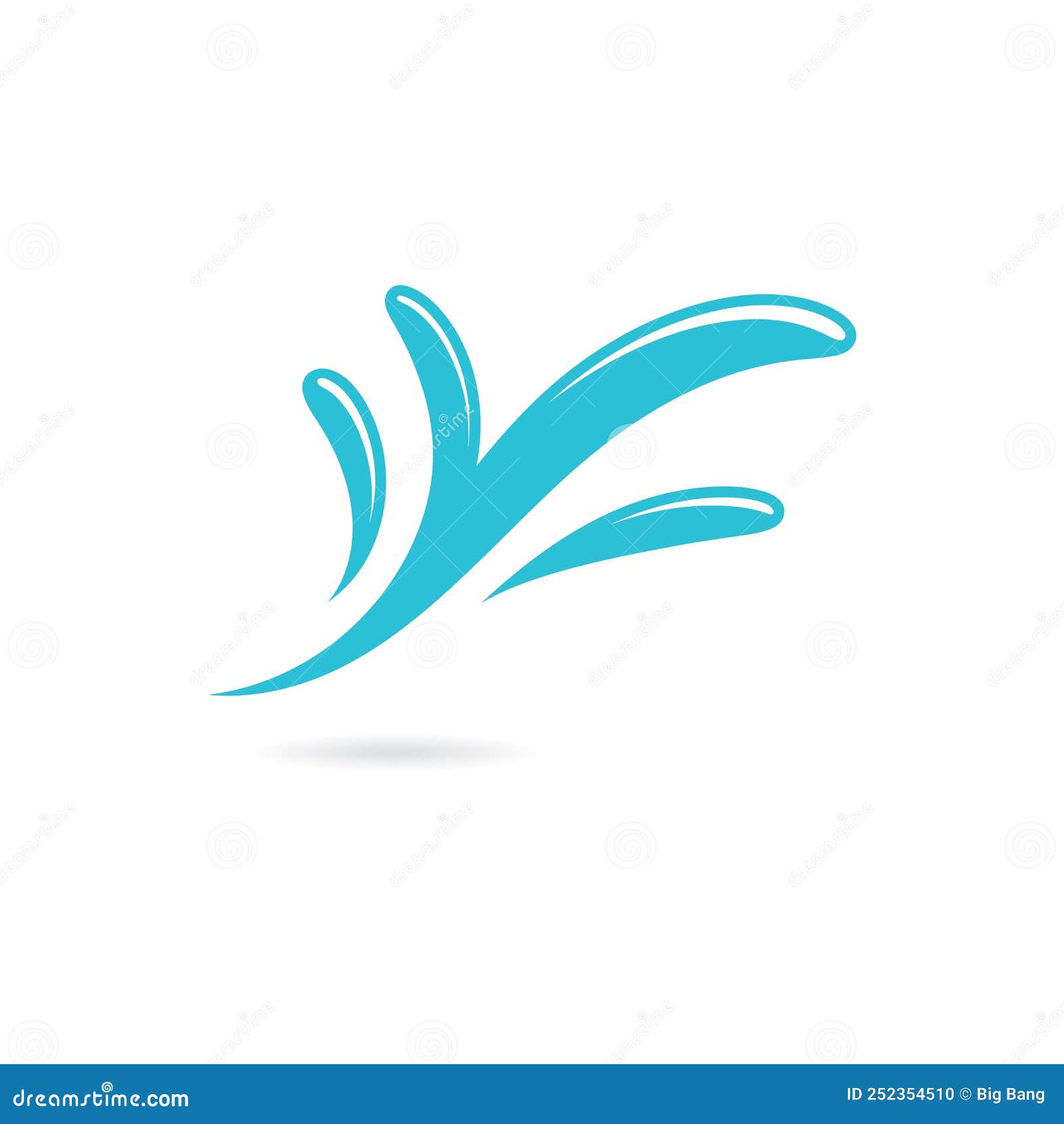 Water Splash Symbol and Icon Logo Template Vector Stock Vector ...