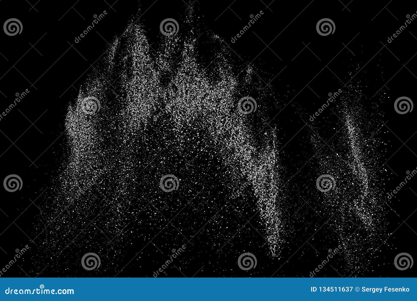 Water Splash Texture Isolated on Black Stock Vector - Illustration of ...