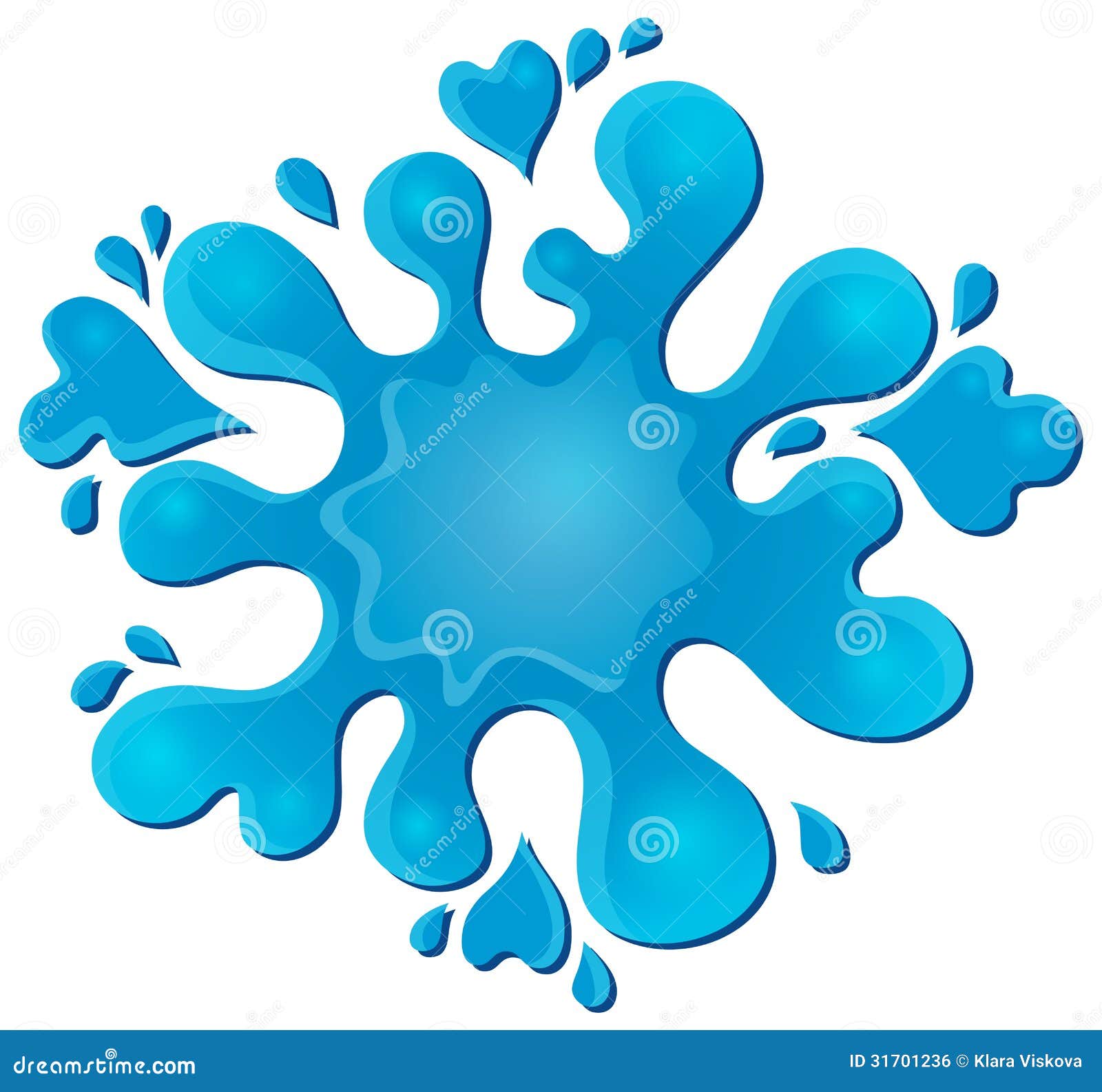 Water splash theme image 4 stock vector. Illustration of artwork - 31701236