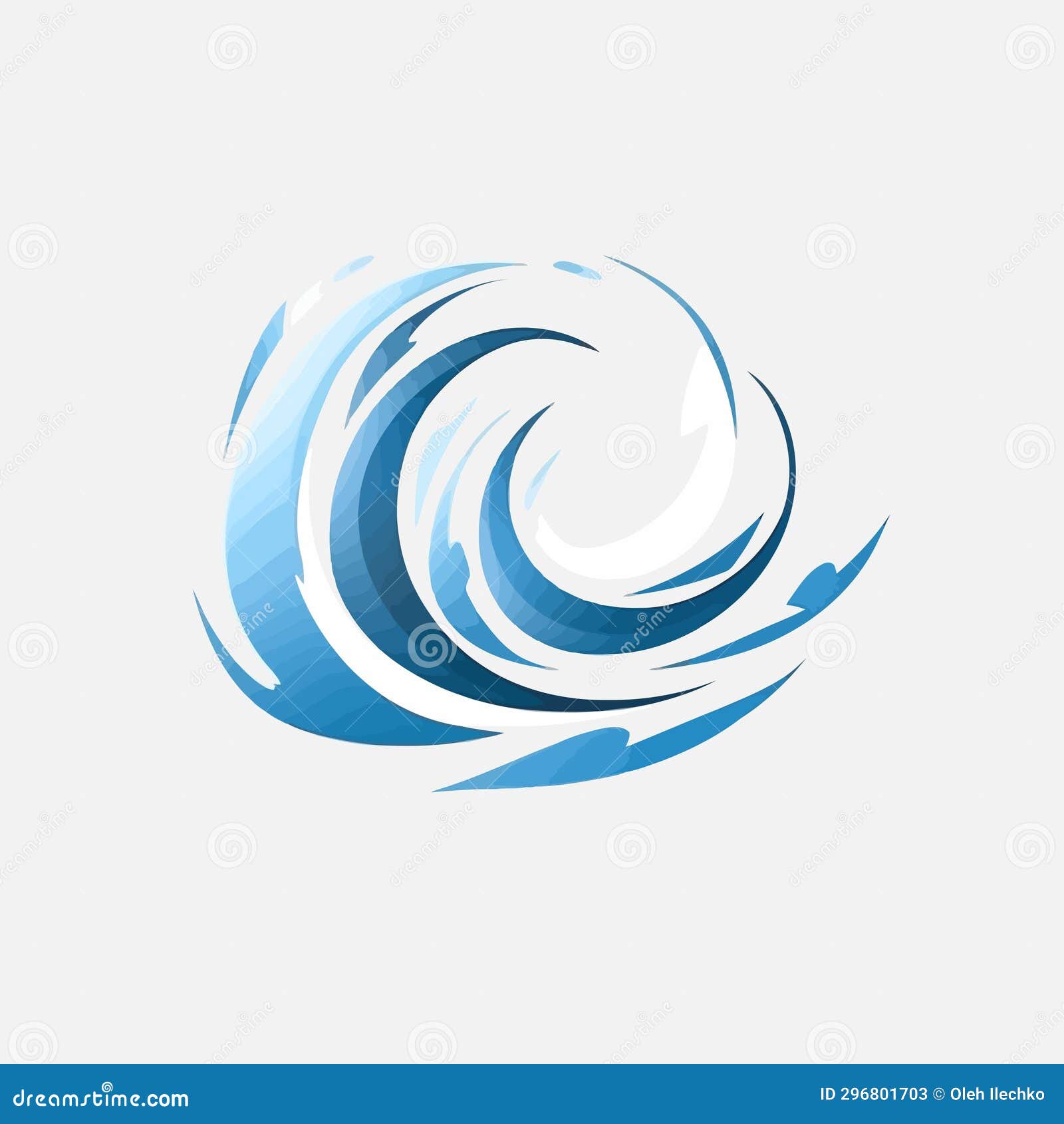Water Splash Vector Flat Minimalistic Isolated Illustration Stock ...