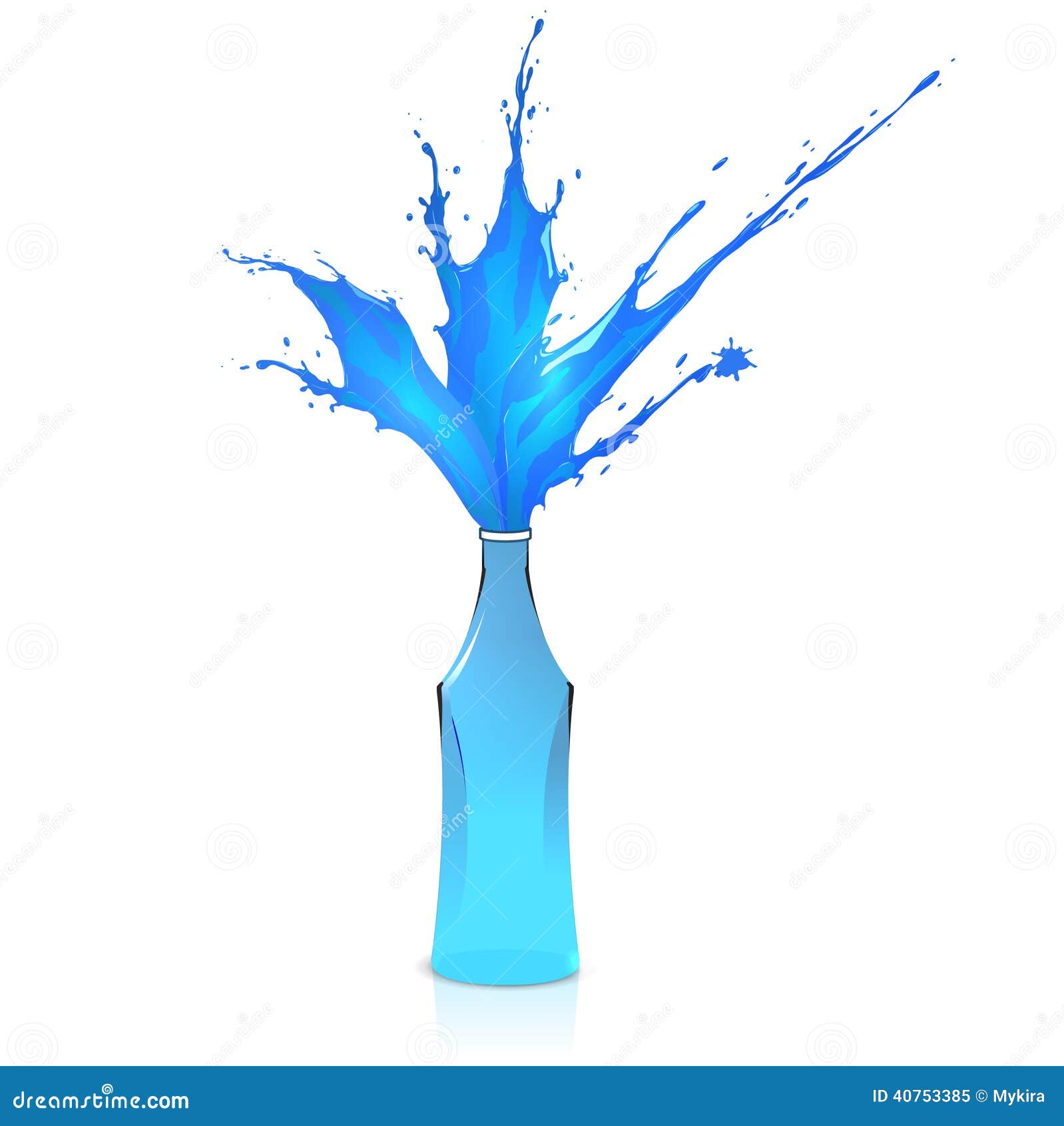 Water Splash Vector Illustration Stock Vector - Illustration of ...