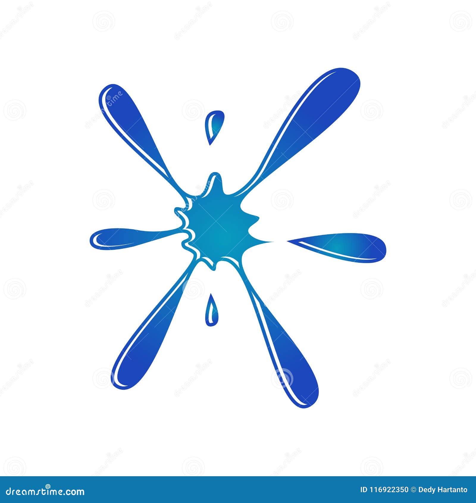 Water Splash Vector Template Stock Vector - Illustration of drink ...