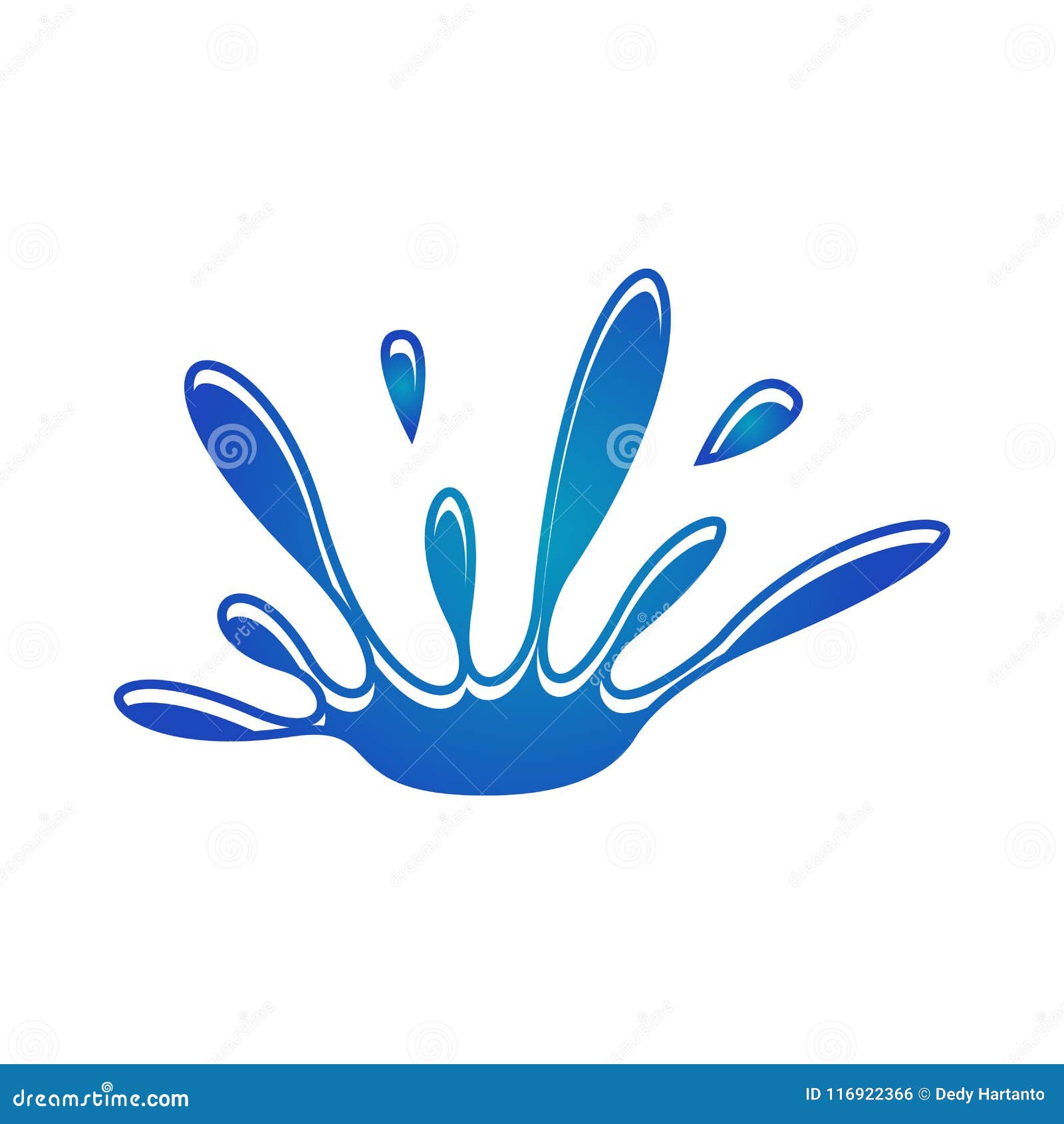 Water Splash Vector Template Stock Vector - Illustration of aqua ...