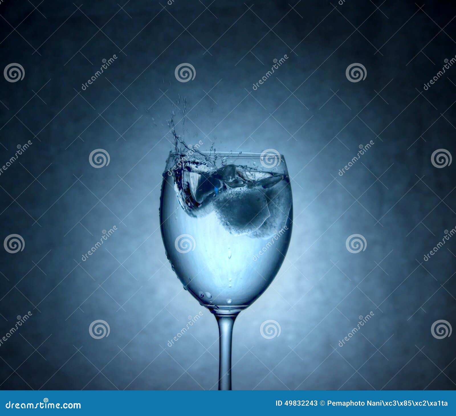 Water Splash in Vine Glass stock image. Image of raindrop - 49832243