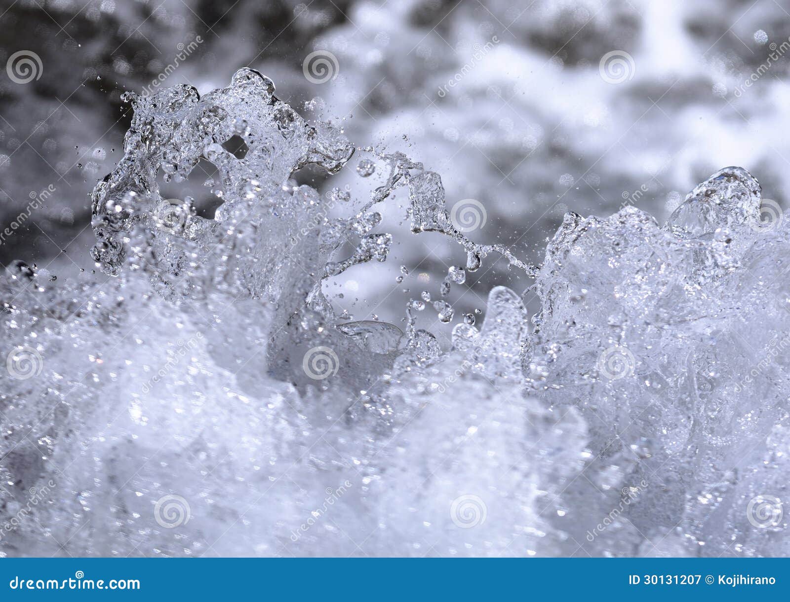 Water splash stock image. Image of blue, pouring, cold - 30131207