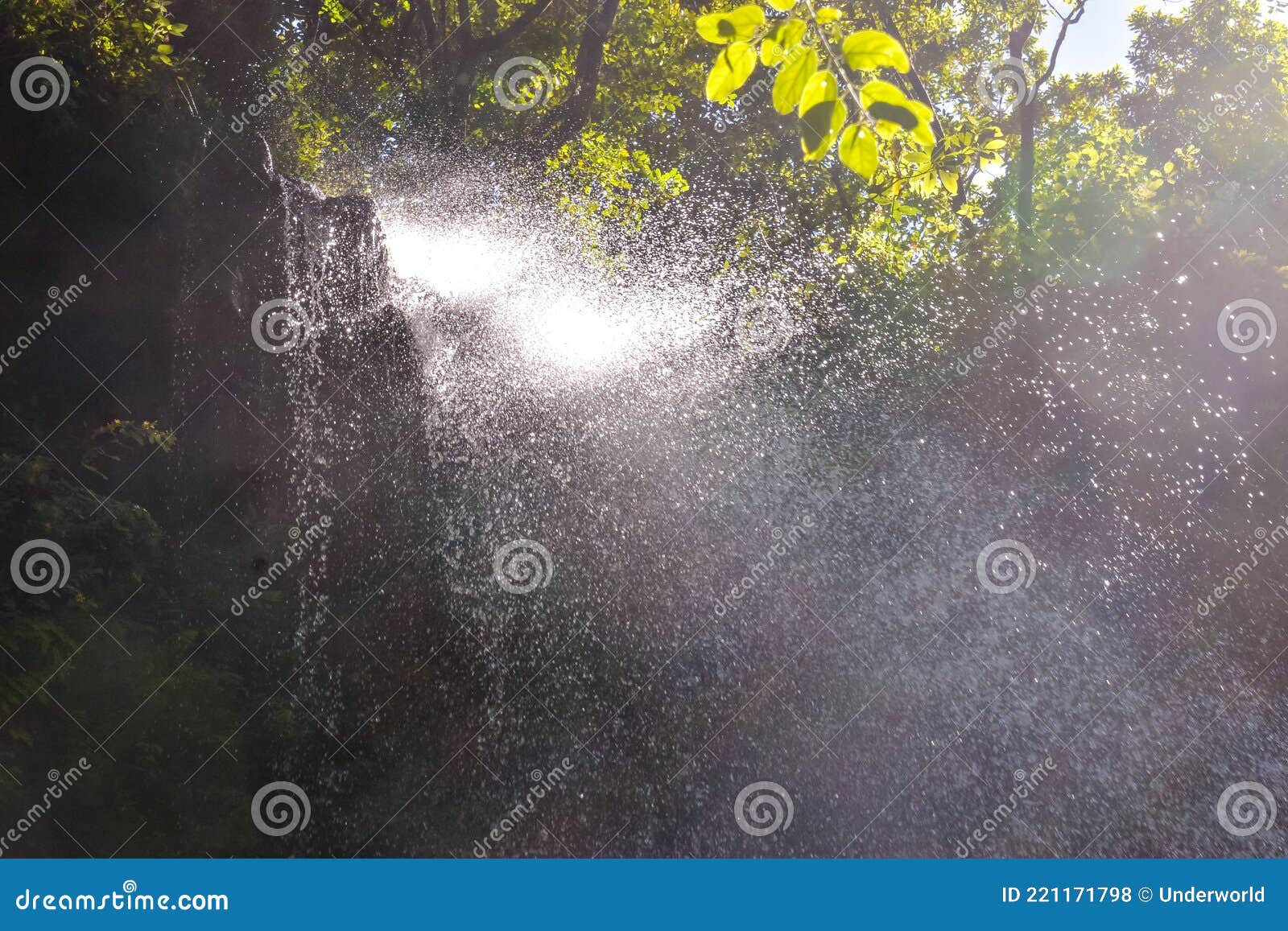 Water Splash Waterfall stock photo. Image of isolated - 221171798
