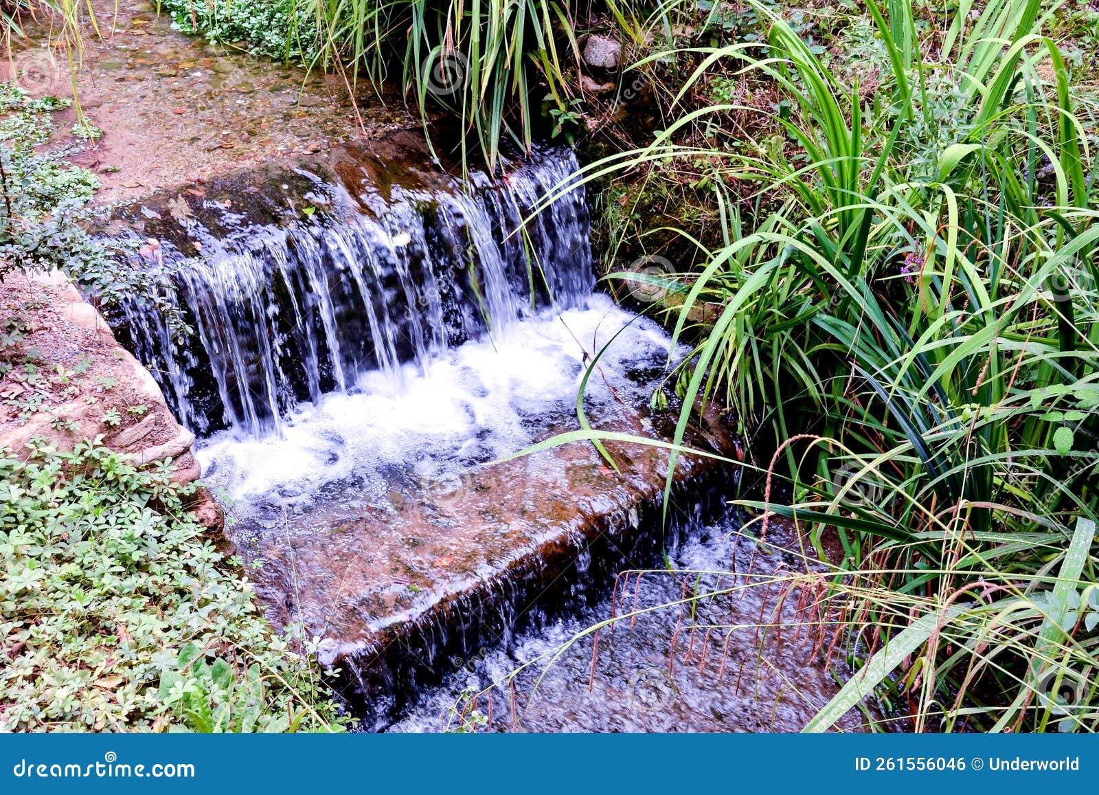 Water Splash Waterfall stock photo. Image of caldera - 261556046