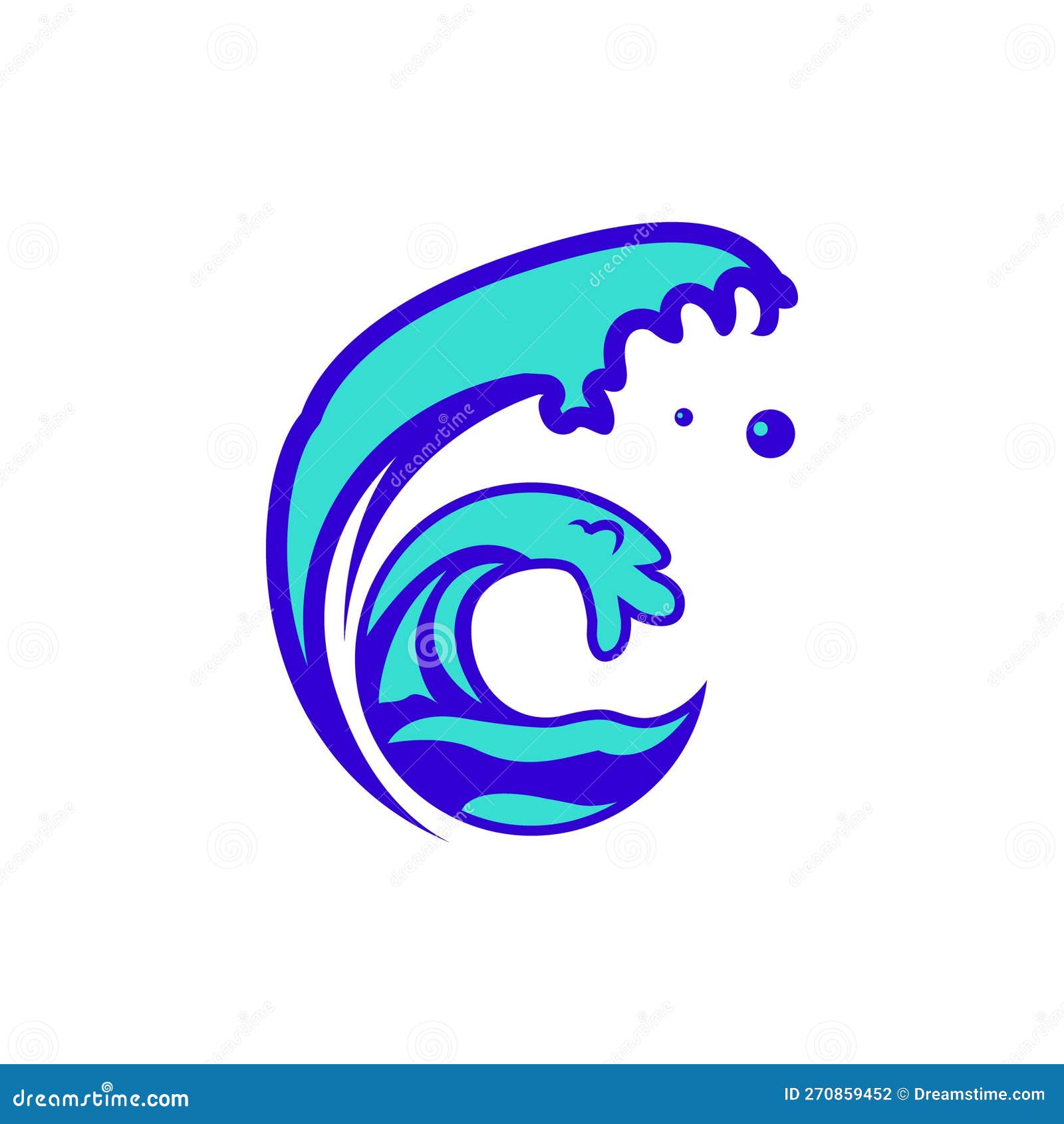 Water Splash and Wave Graphic Art Element Vector Stock Vector ...