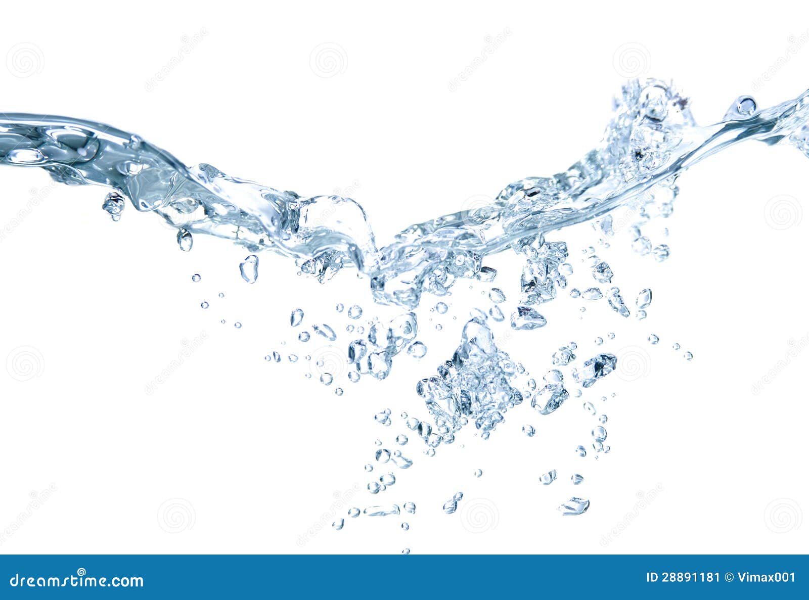 Water splash on white stock image. Image of motion, clear - 28891181