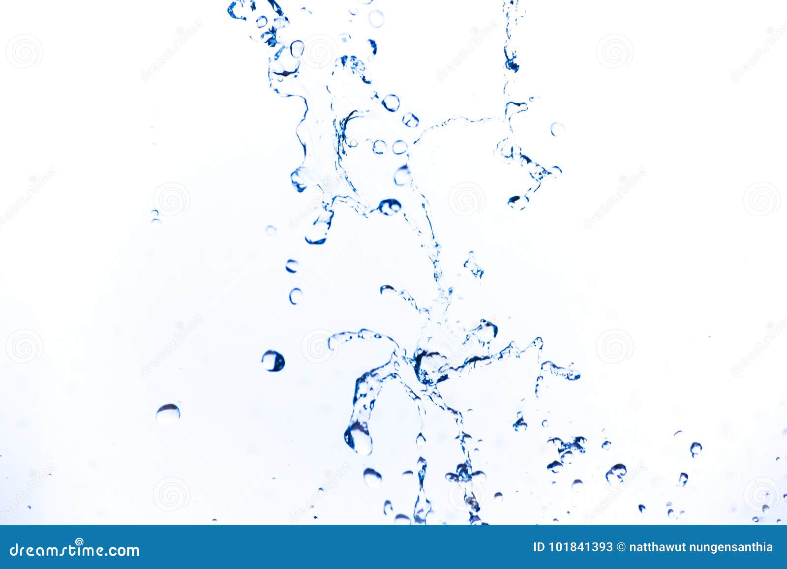 Water Splash on White Background Stock Image - Image of beauty, white ...